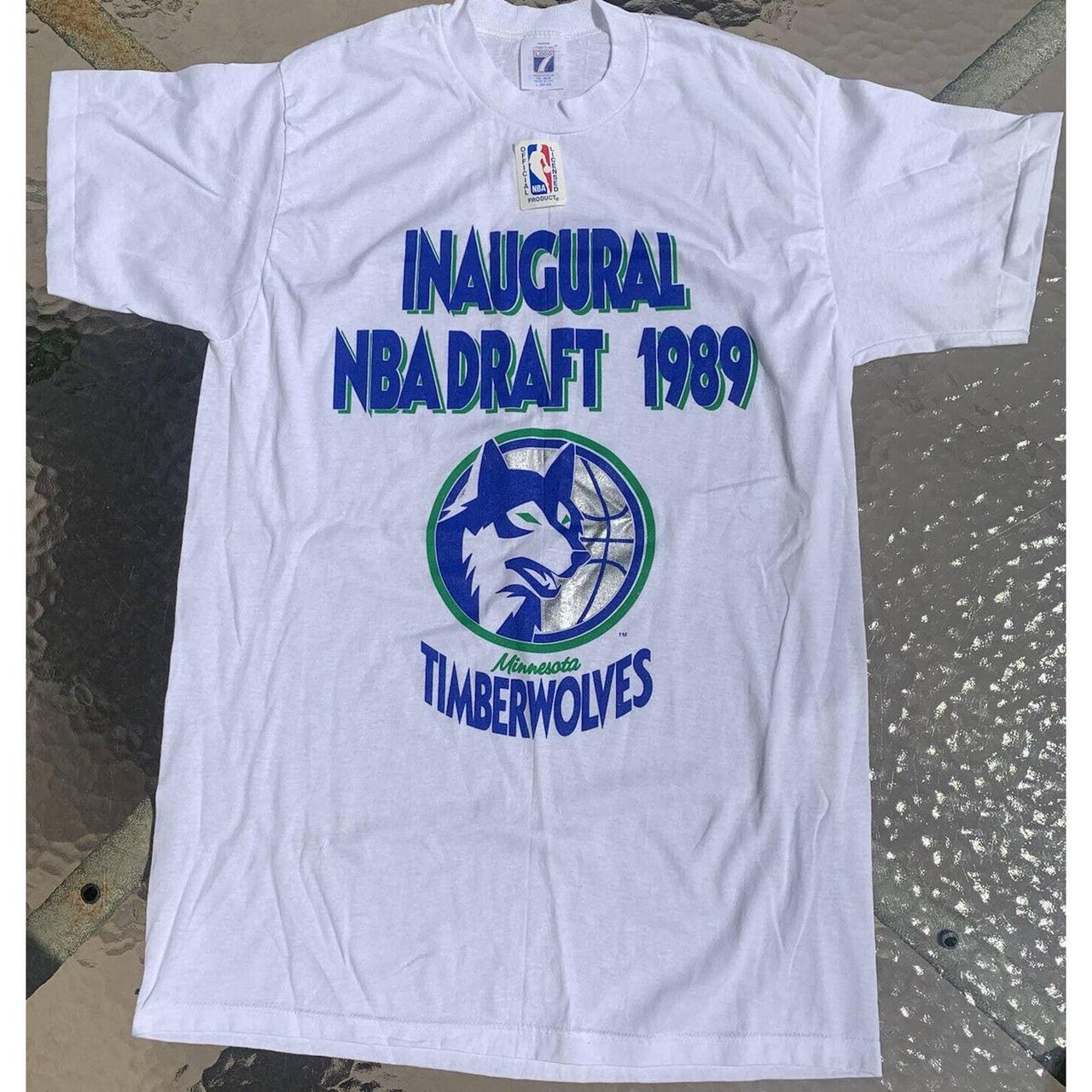 Vintage Minnesota Timberwolves Inaugural NBA Draft... - Depop