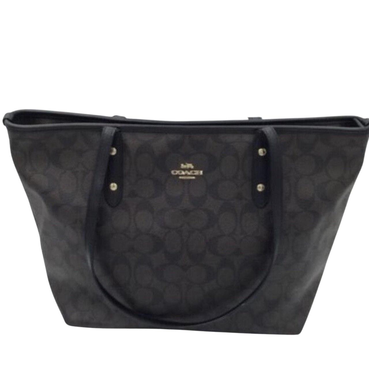 Authenticated Coach F58292 Signature Brown Black... | Depop