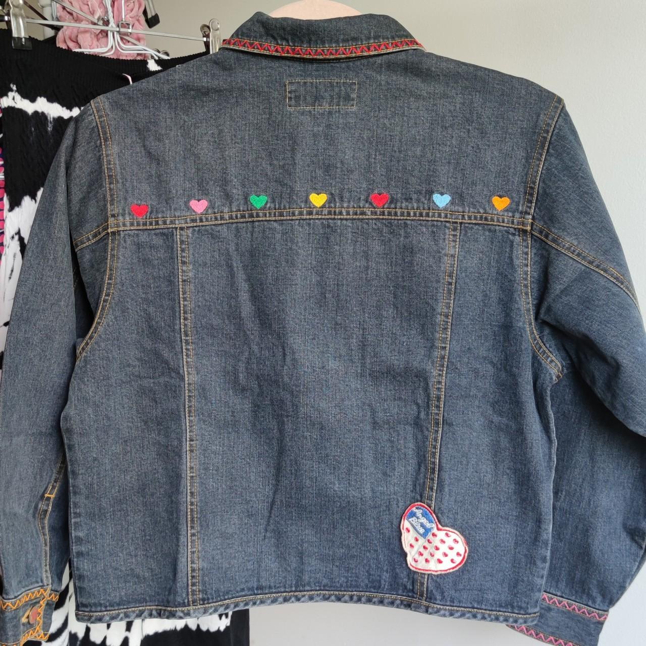 Angel Blue Women's Pink and Blue Jacket | Depop