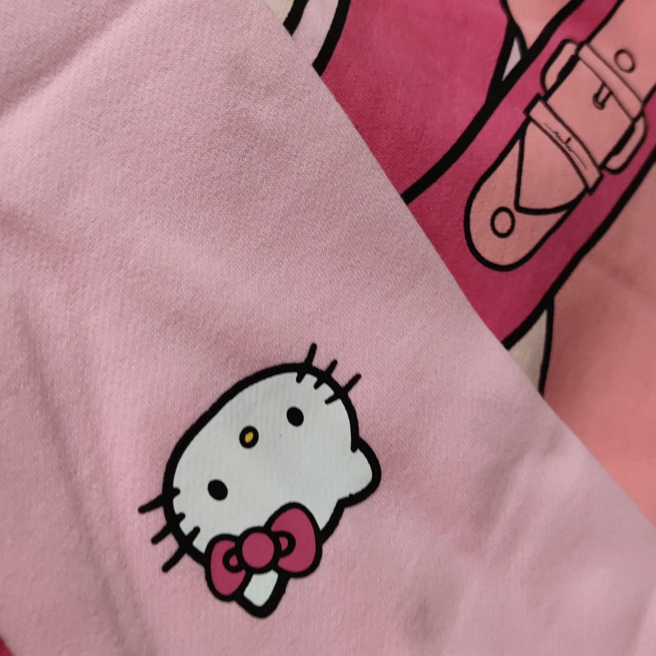 Hello kitty × Lazy Oaf fleece jumper Size S, super... - Depop
