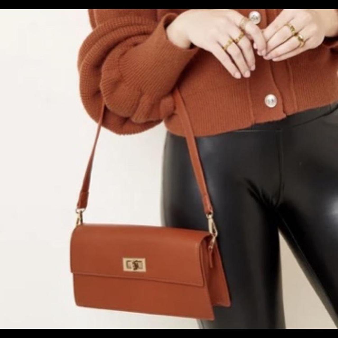 Yehwang brown Handbag. Brand new with tags PU bag... - Depop