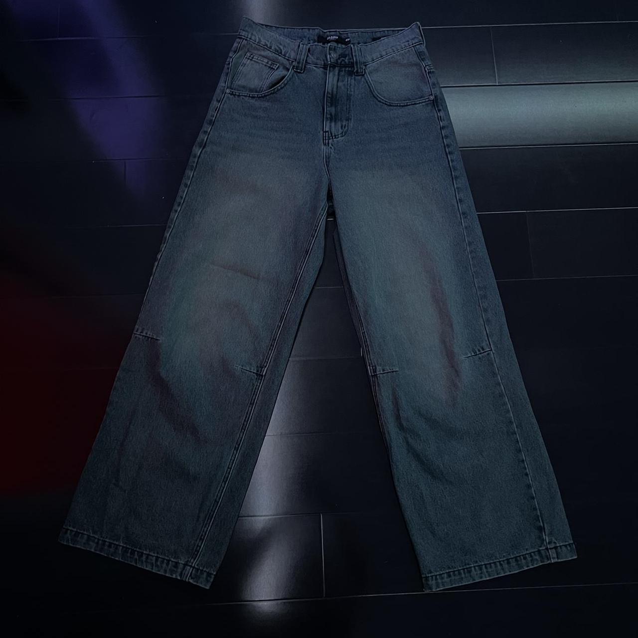 Jaded London Colossal Oversized Baggy Dark Sandblast... - Depop