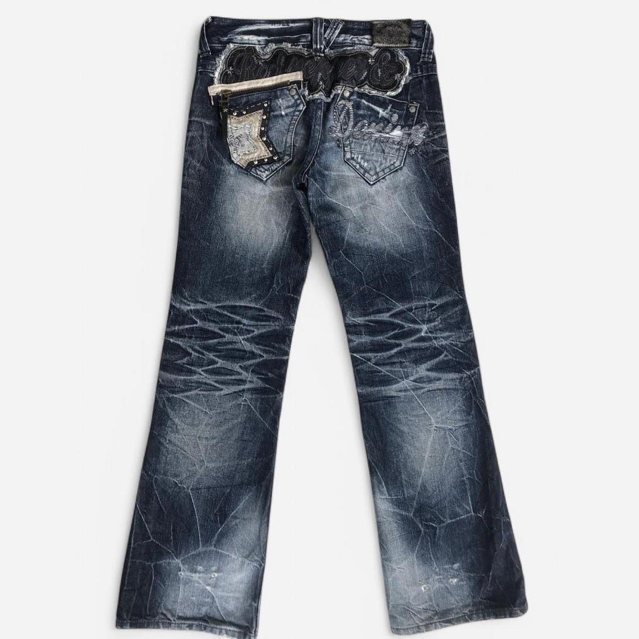 Vintage Red pepper Flared Bootleg Jeans... | Depop