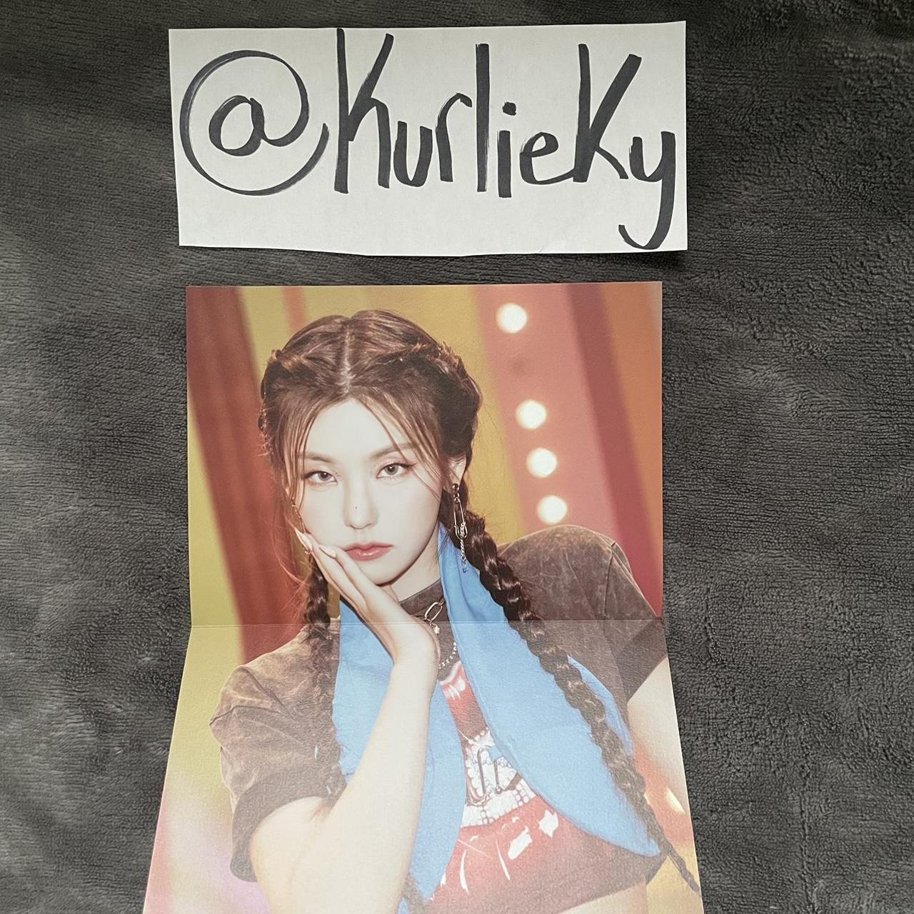 ITZY Cheshire Limited Edition Yeji Mini Poster In... - Depop