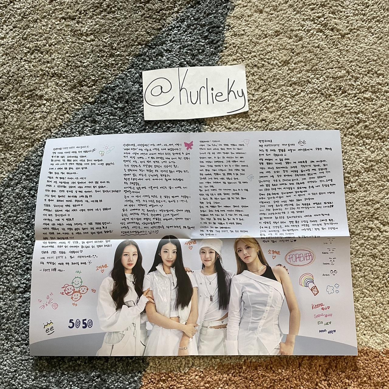 Fifty Fifty 1st EP Album The Fifty Poster In... - Depop