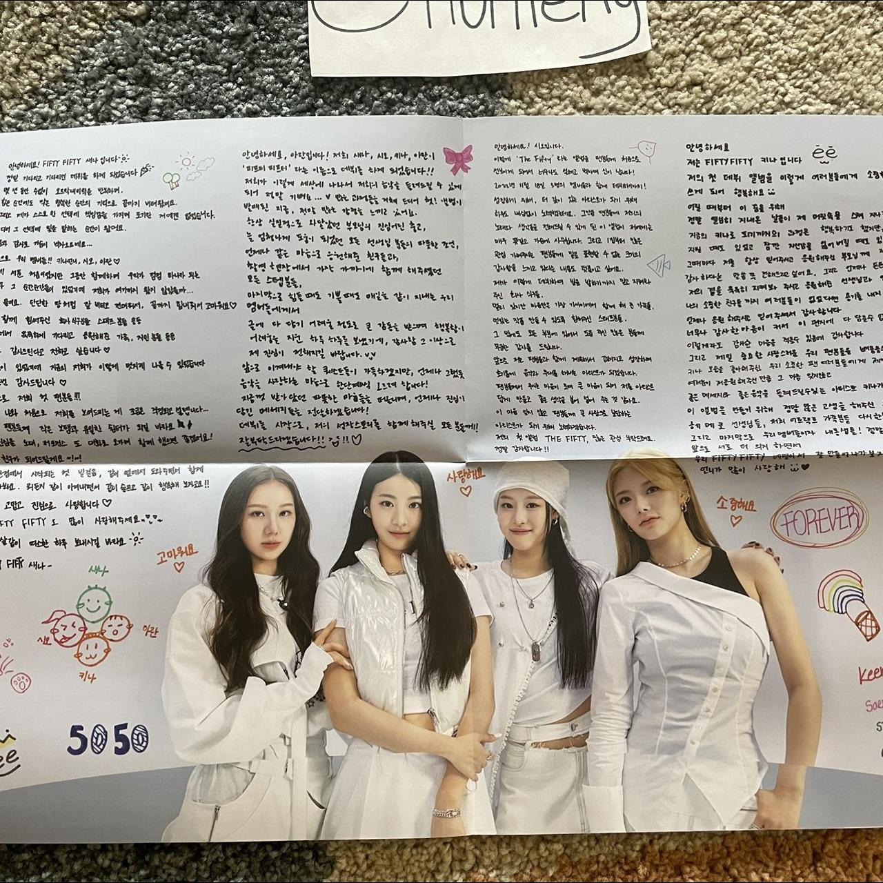 Fifty Fifty 1st EP Album The Fifty Poster In... - Depop