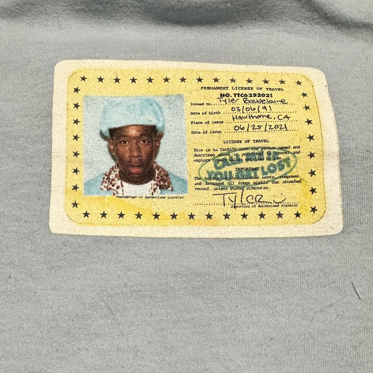 *Tyler the Creator CMIYGL License tee *SIZE... - Depop