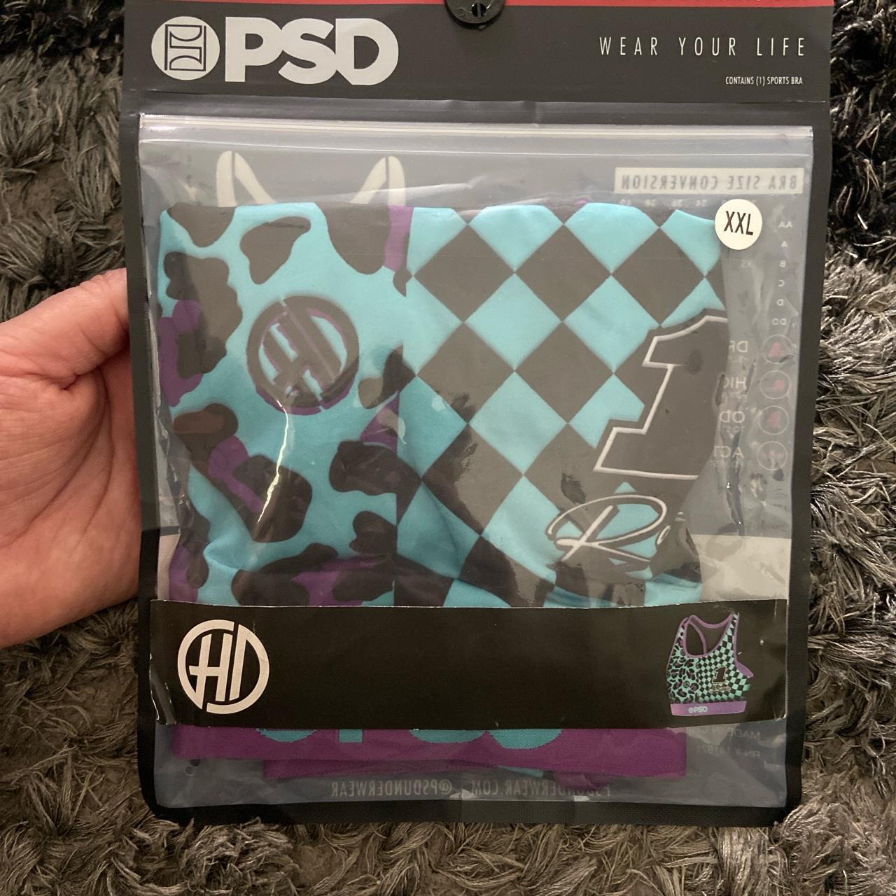 PSD Sports Fit Women’s Sports Bra in Cheetah Check... - Depop