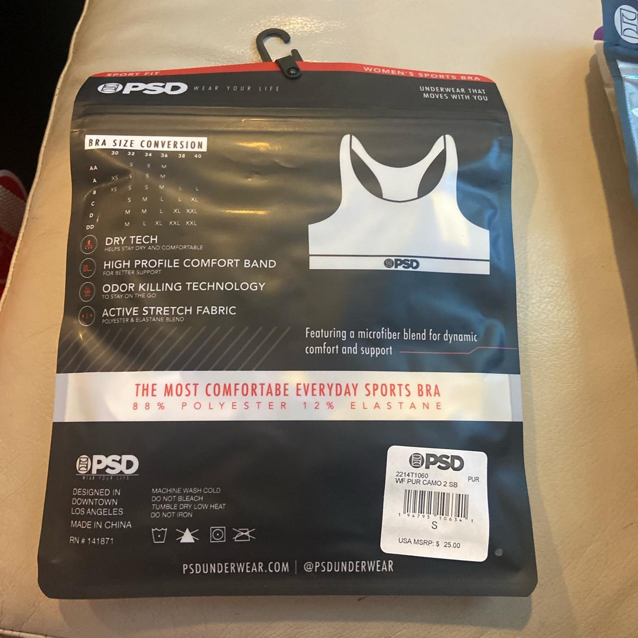 PSD Women’s Sports Bra Camo size Small NWT item is... - Depop