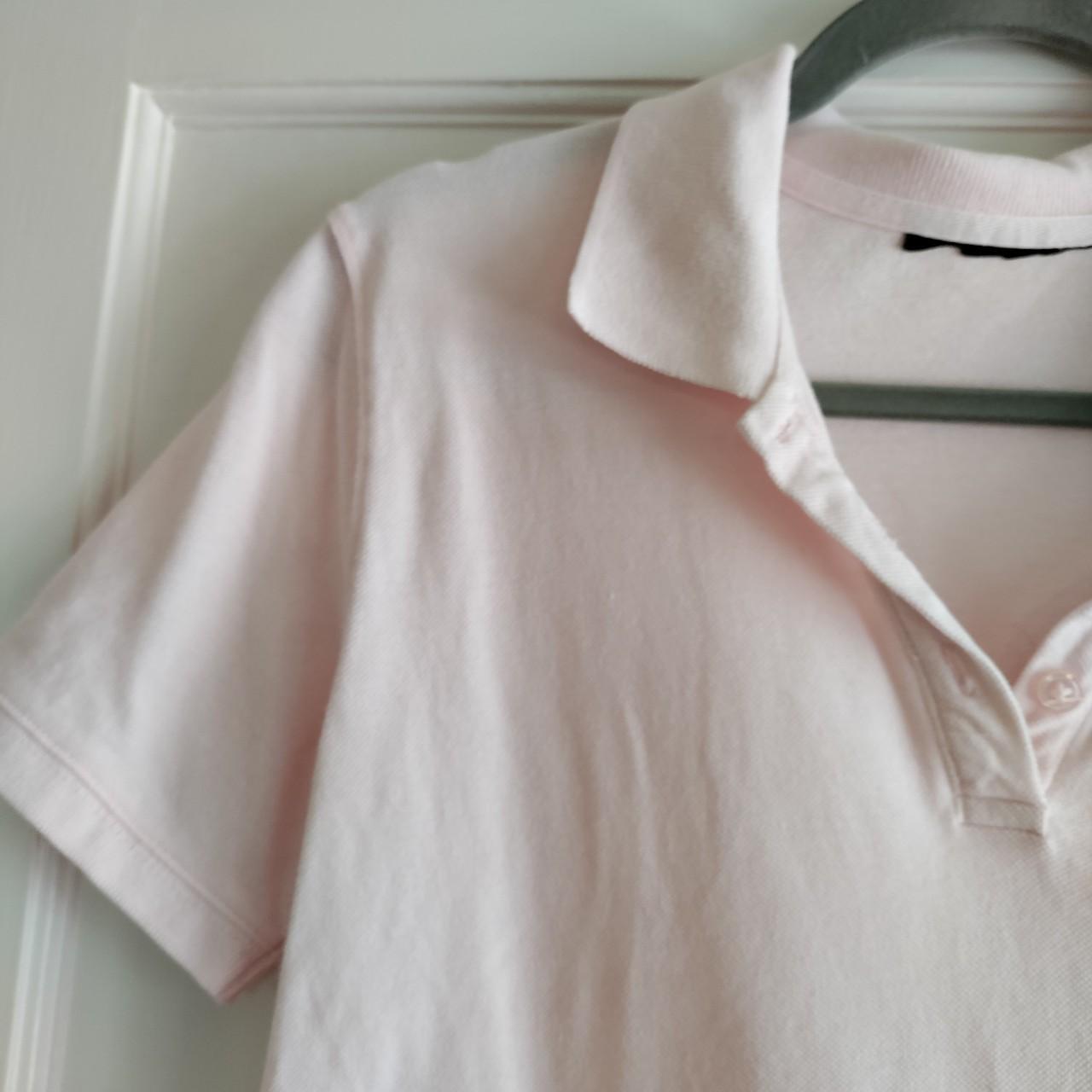 Y2K Baby Pink Polo I think this would be so cute... - Depop