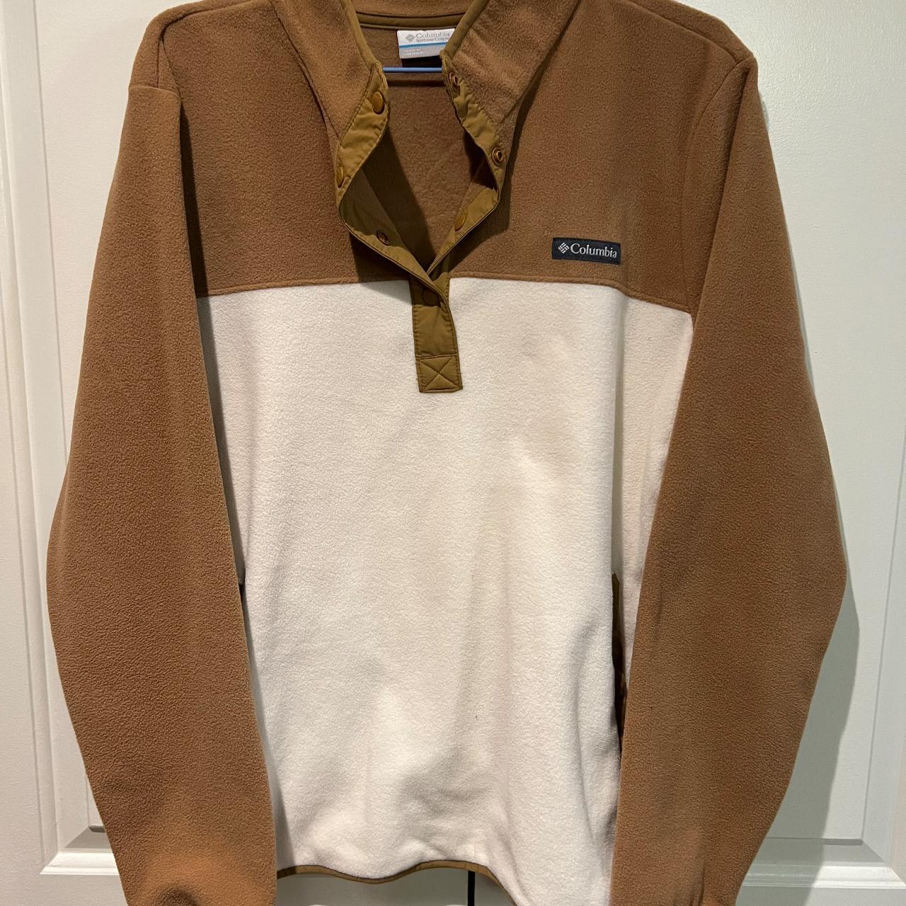 Columbia two-tone light fleece. Worn a few times, in... - Depop