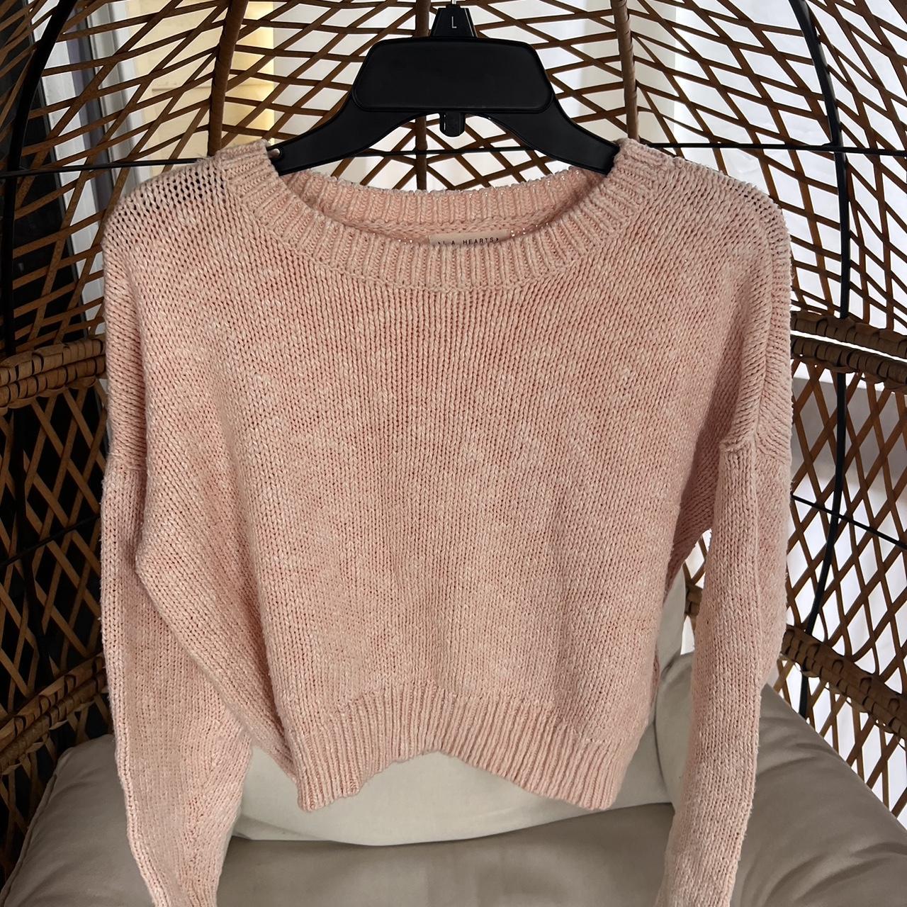 🔥Pacsun light pink sweater 🔥LA hearts 🔥Barely... - Depop