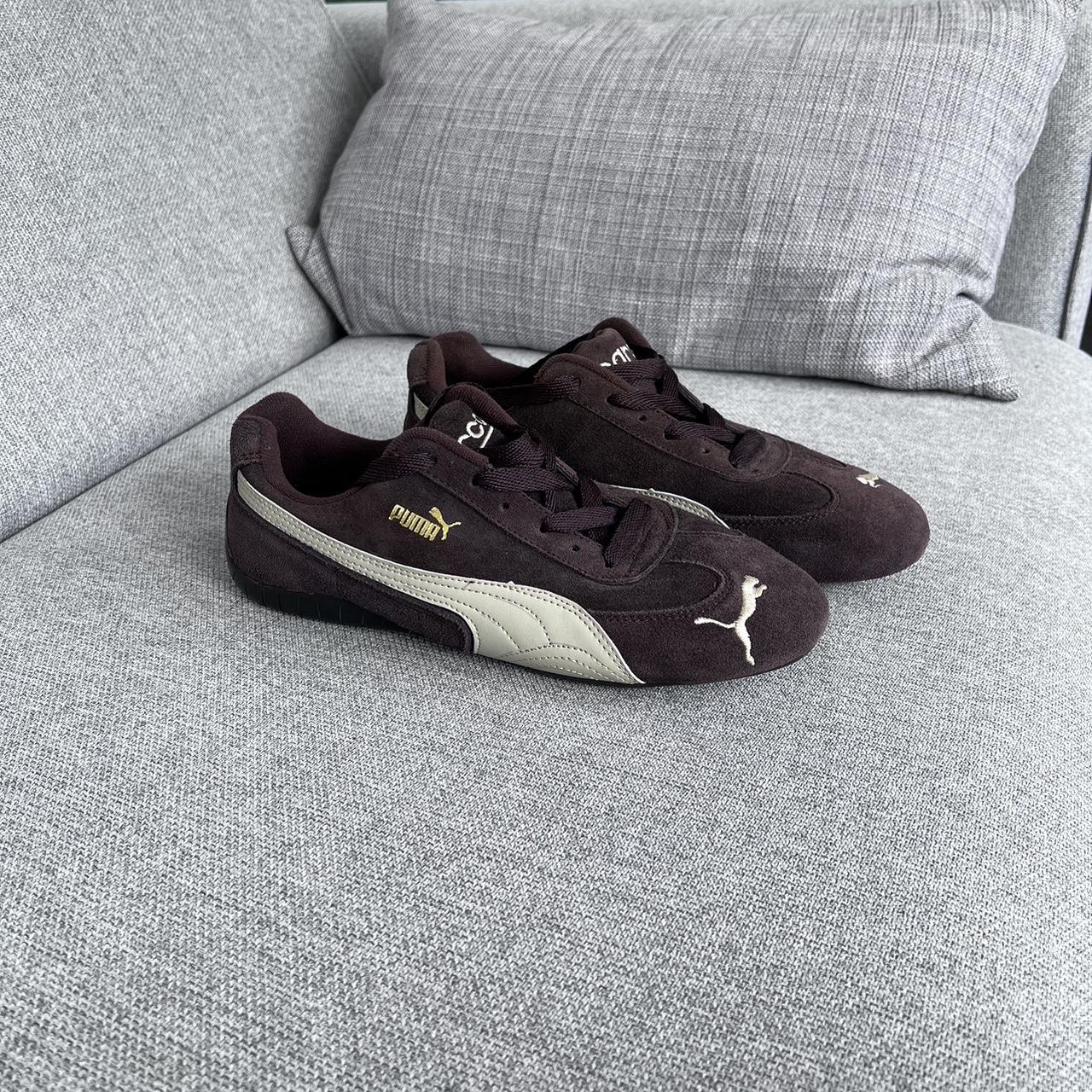 Puma x Sparco speedcat sneakers. Rare brown suede... - Depop