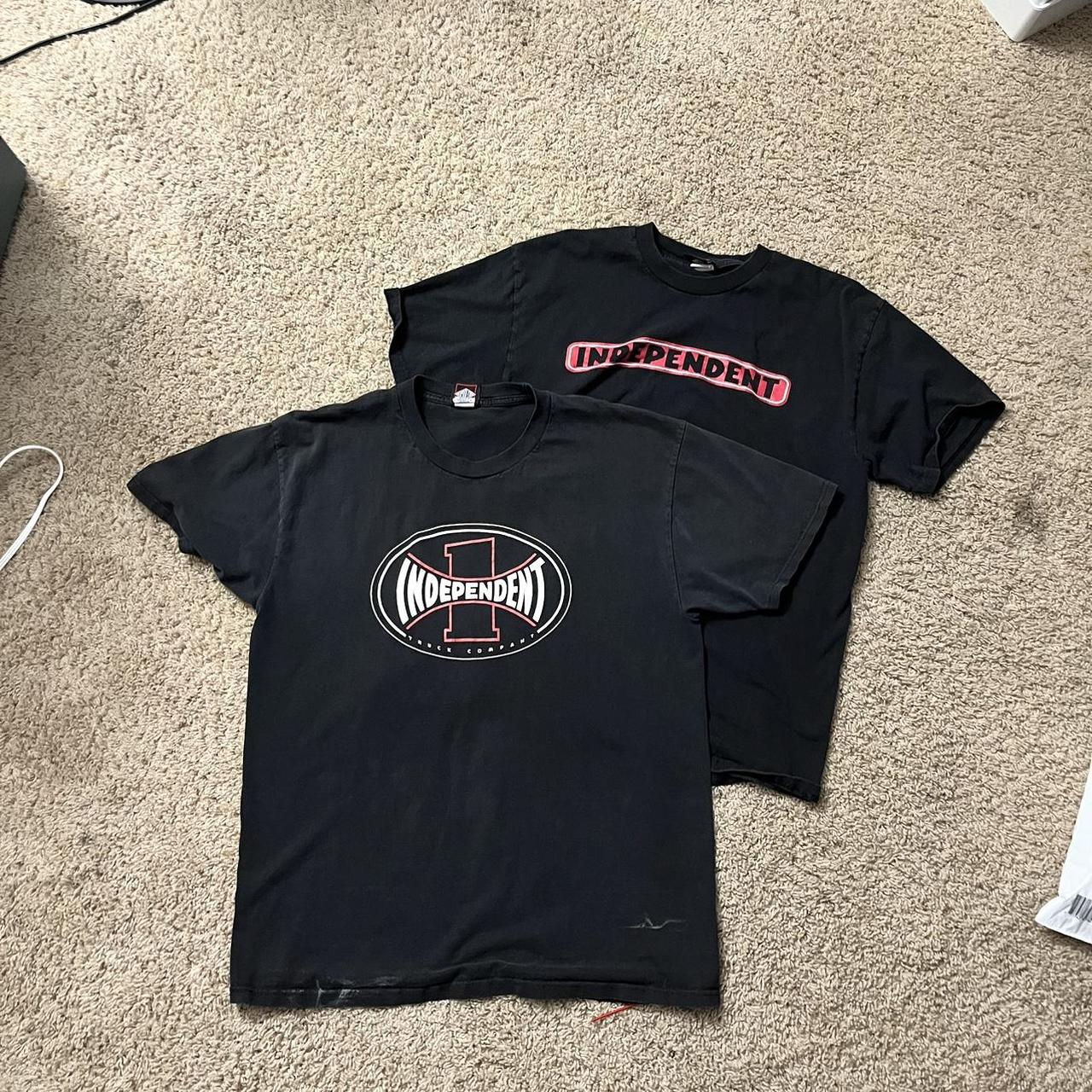 2 INDEPENDENT SHIRTS 2 in one bundle Shirt 1: Size... - Depop