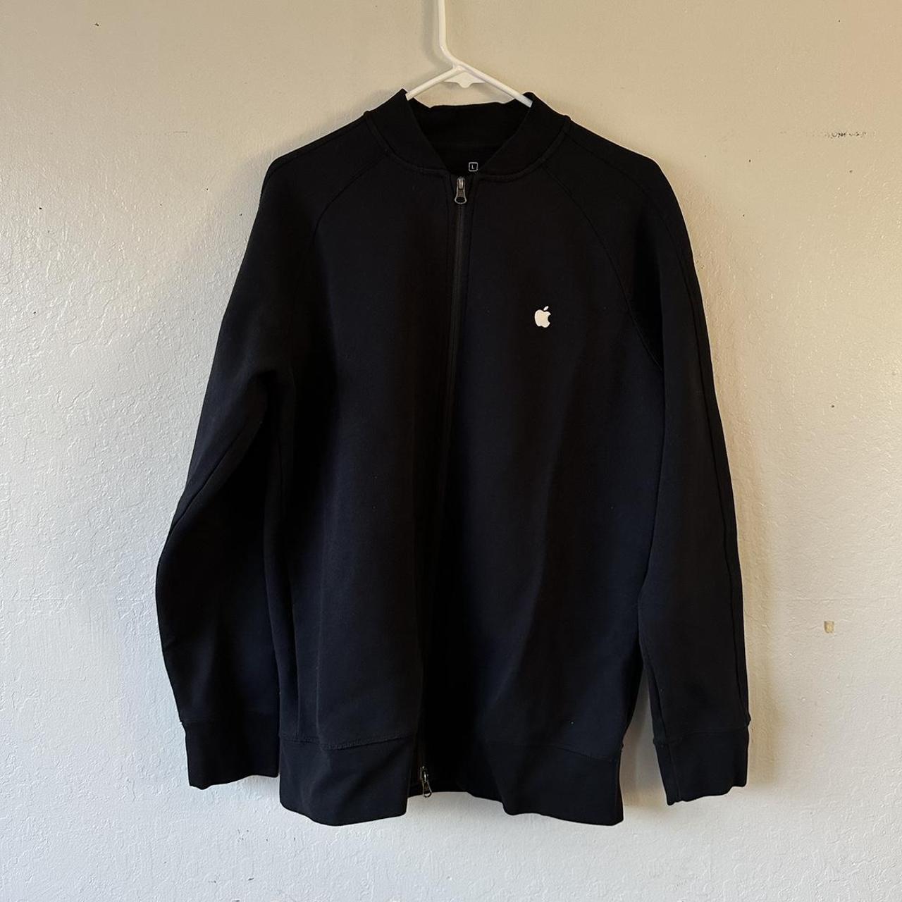 Apple Men's Black Jacket | Depop