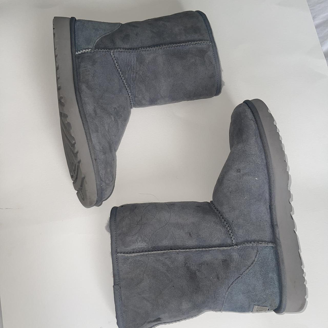 Grey Classic Ugg Boots Can Be Folded Into Short Depop