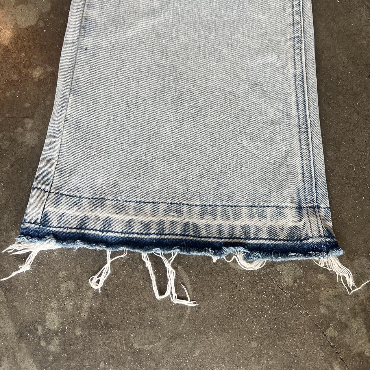 EYECRAVE flared denim jeans sample Light blue... - Depop