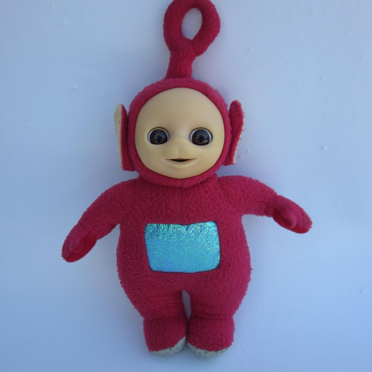 Vintage 1998 Playskool Red Teletubbies 11" Tall Po... | Depop