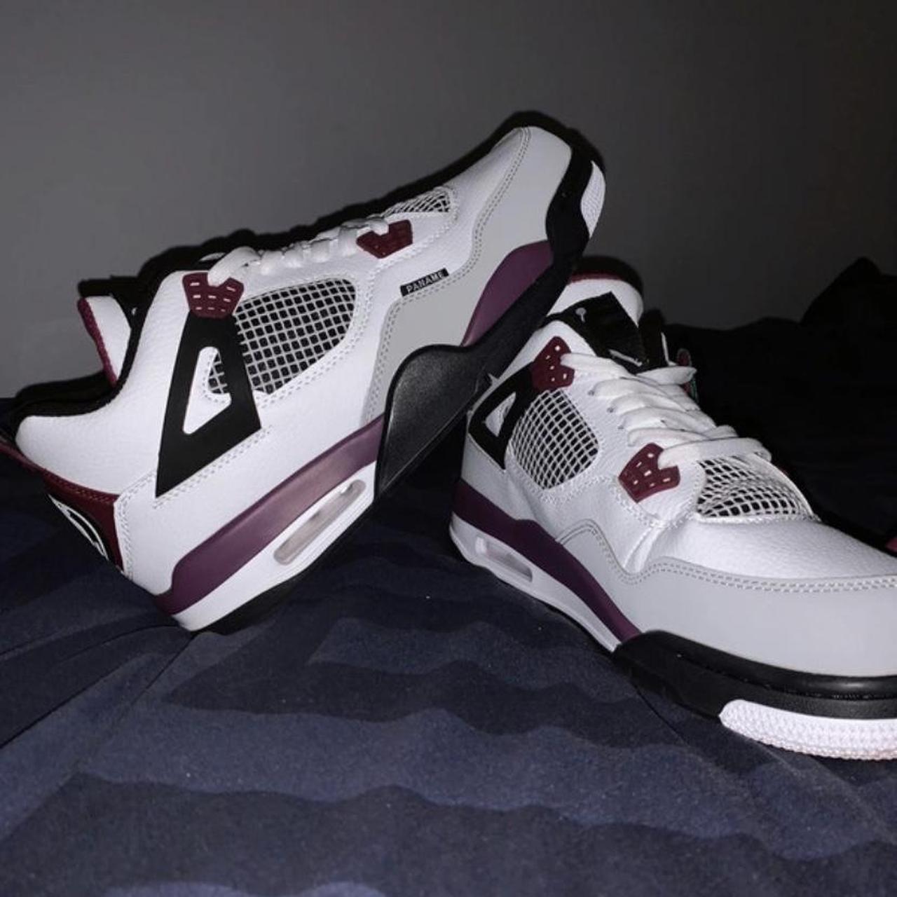 Jordan 4 PSG worn 2 or 3 times no marks DM for... - Depop