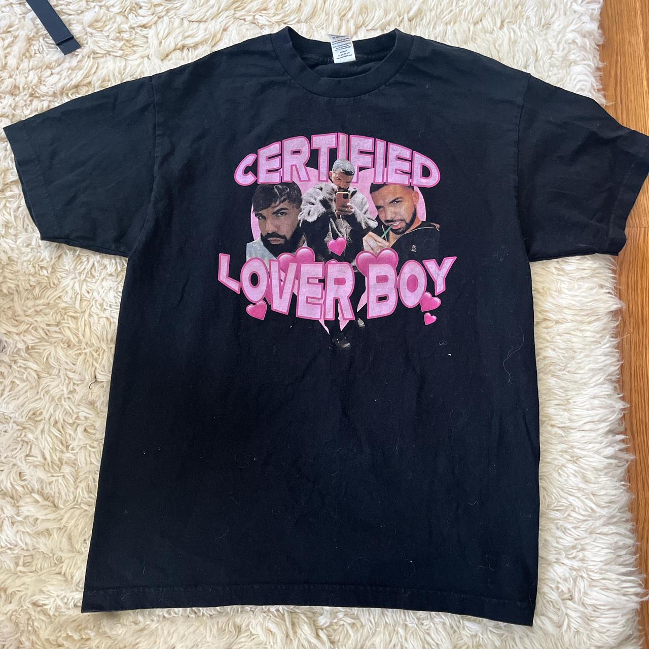 Drake Oversized Certified Lover Boy BBL Tee - Depop