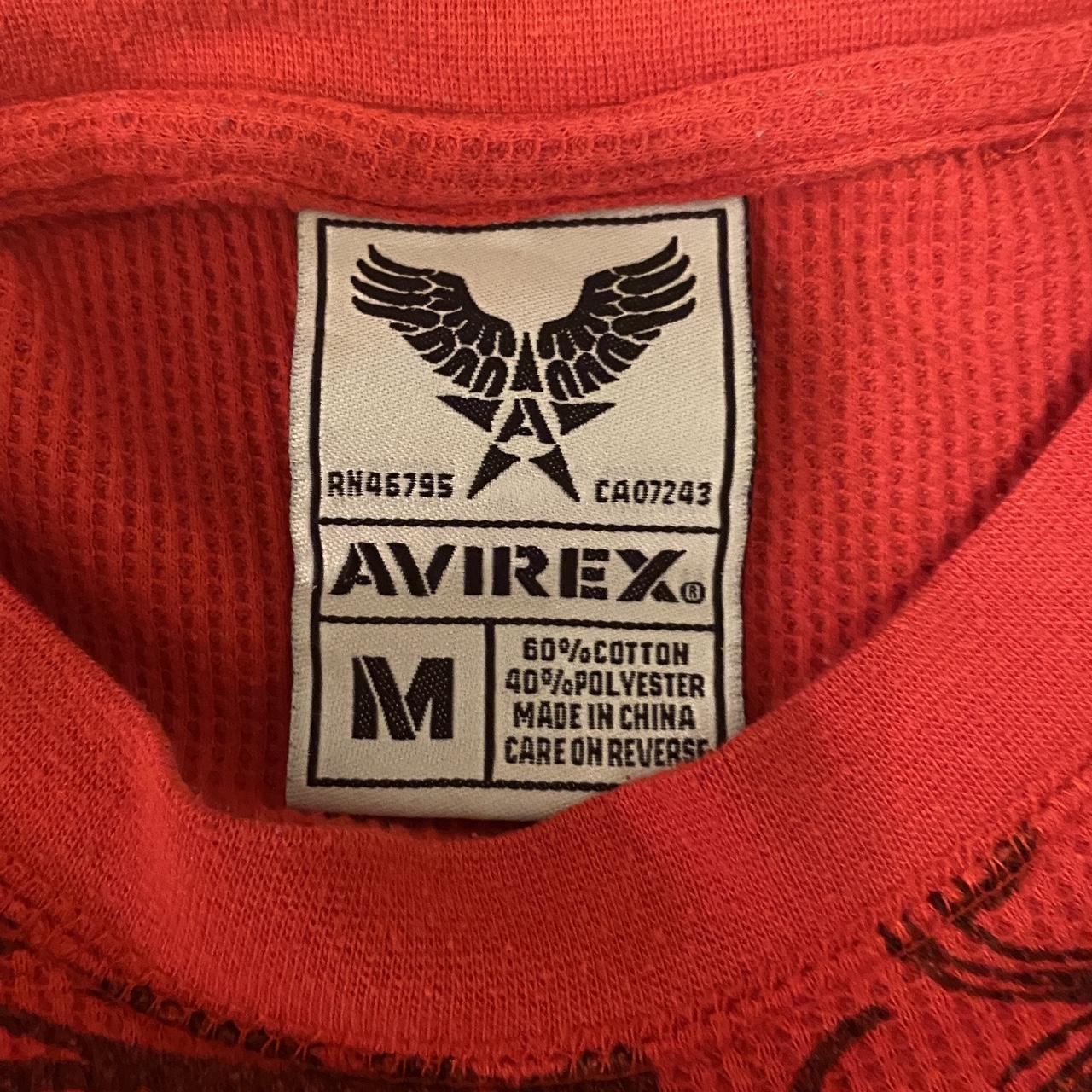 AVIREX THERMAL LONGSLEVE. Fits nice and stretchy.... - Depop