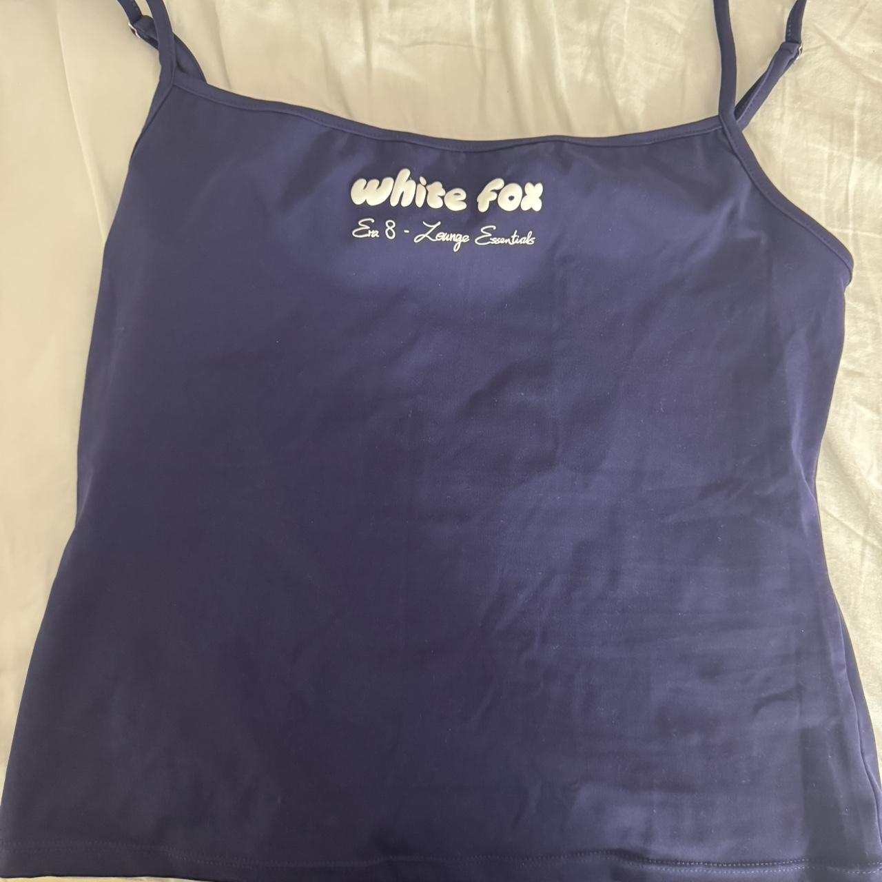 White fox era 8 singlet tank top nautical Work once;... - Depop