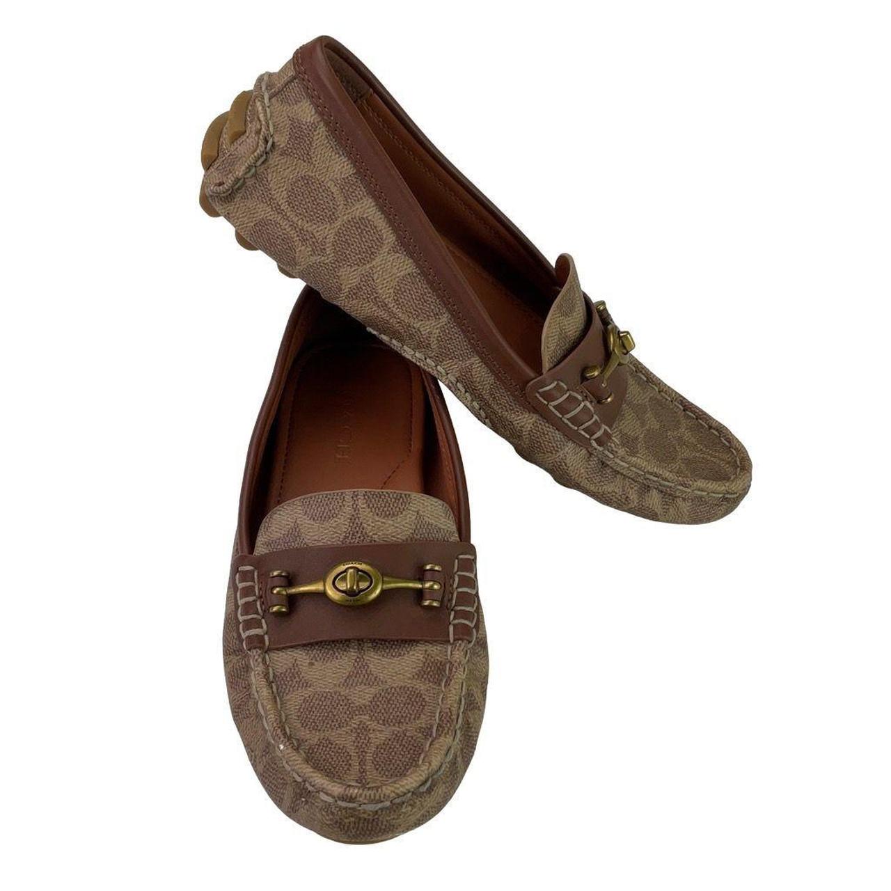 Coach Loafer Boat Shoe Flat Padded Sole size... - Depop