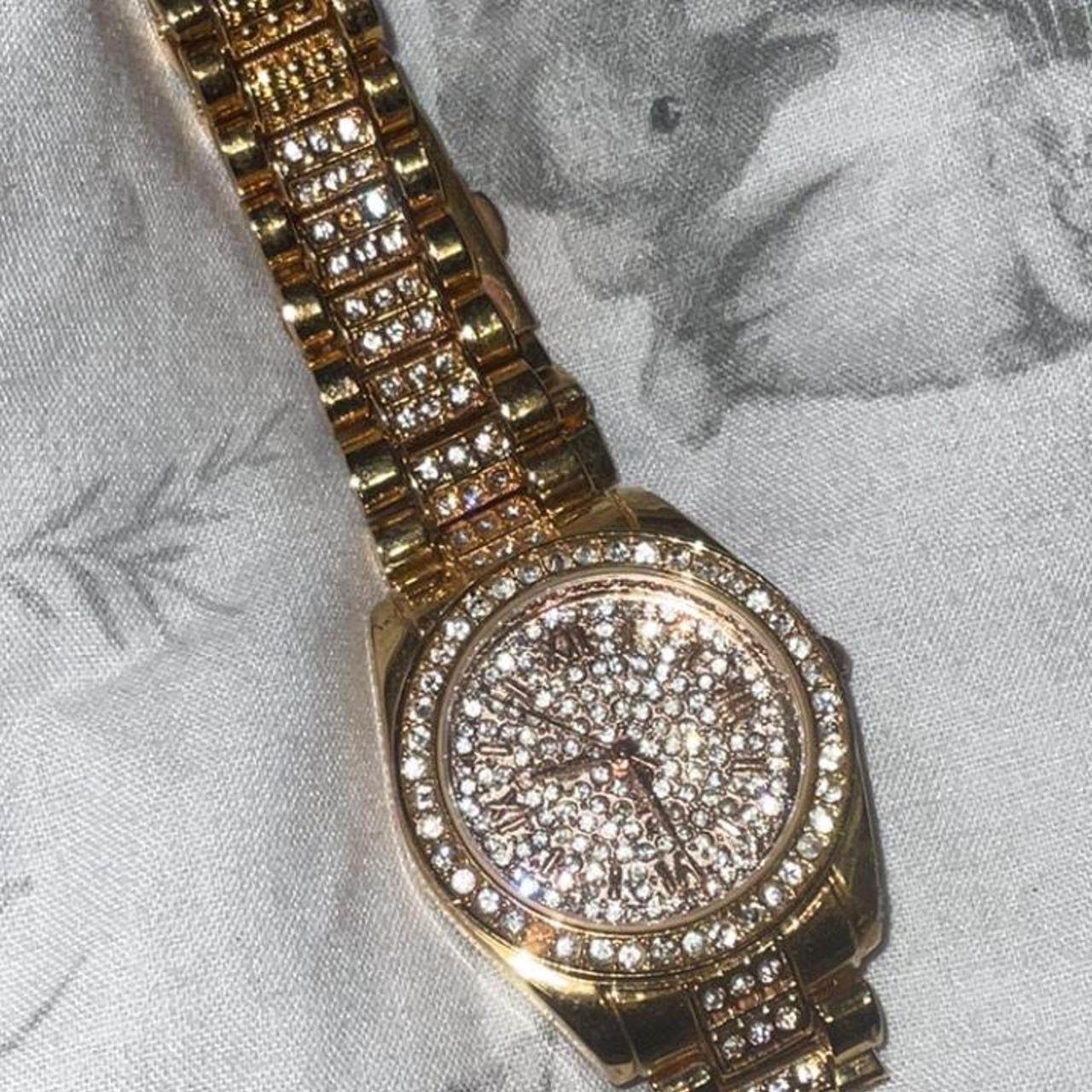 Gold Catherine Watch No Damage #watch #goldwatch... - Depop