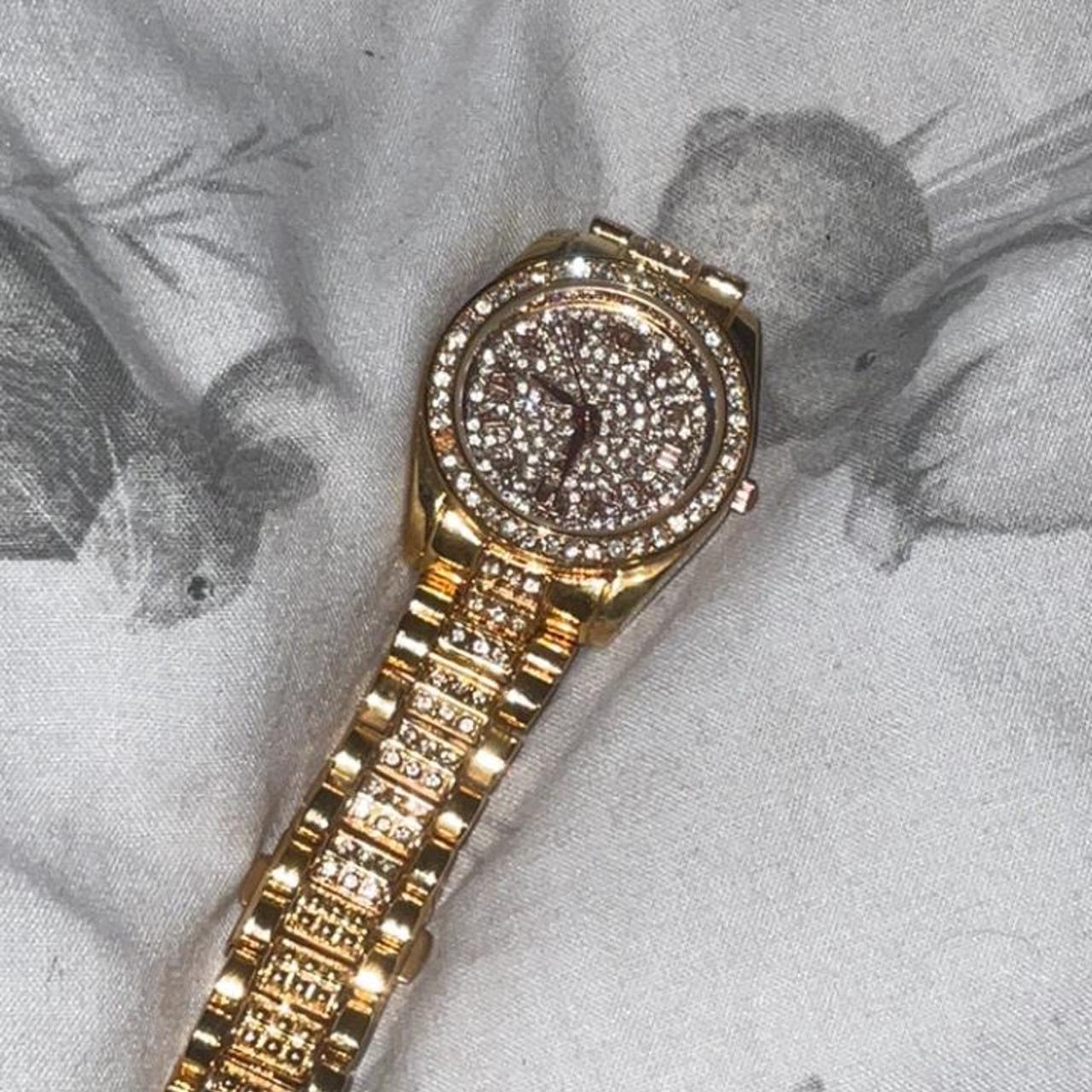 Gold Catherine Watch No Damage #watch #goldwatch... - Depop