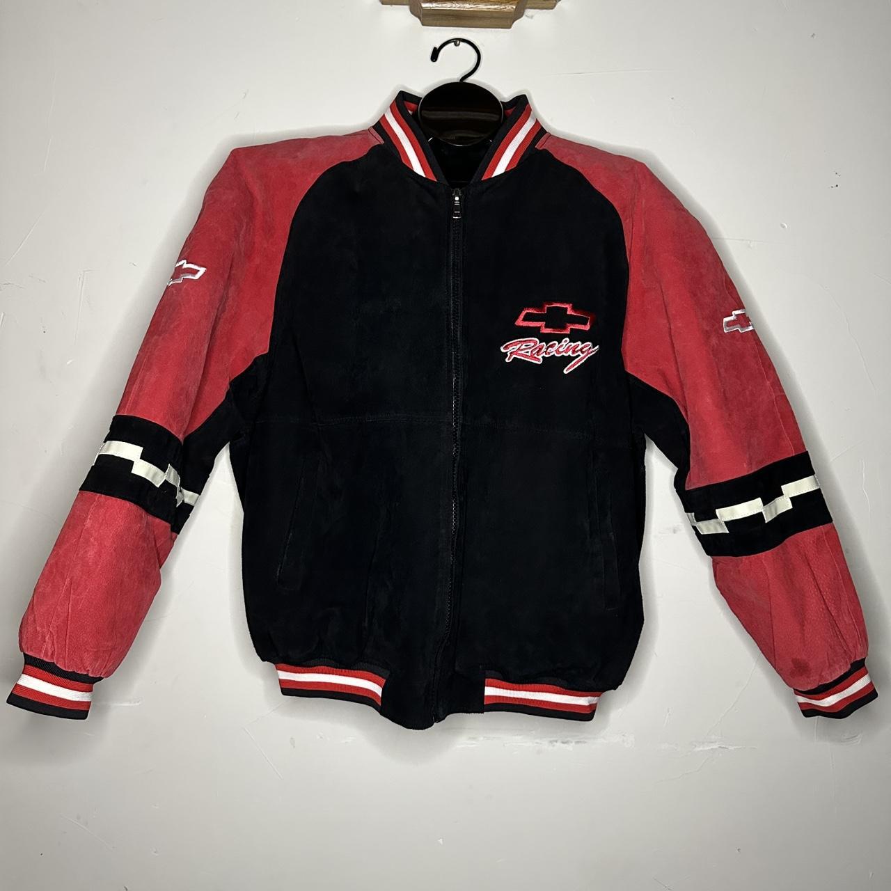 🏎️🚦 Vintage Essex NASCAR Chevrolet Racing Jacket 🚦🏎️... - Depop