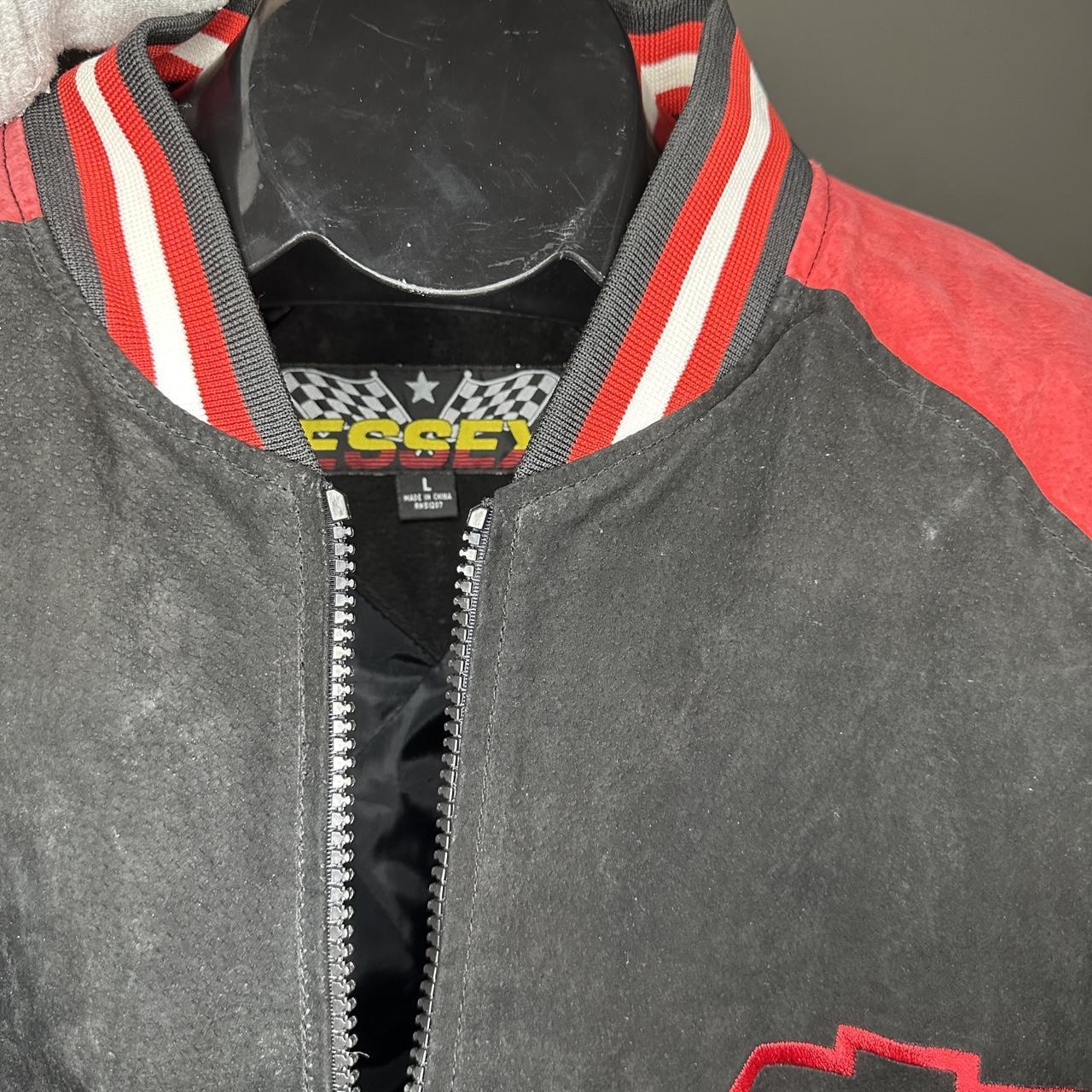 🏎️🚦 Vintage Essex NASCAR Chevrolet Racing Jacket 🚦🏎️... - Depop