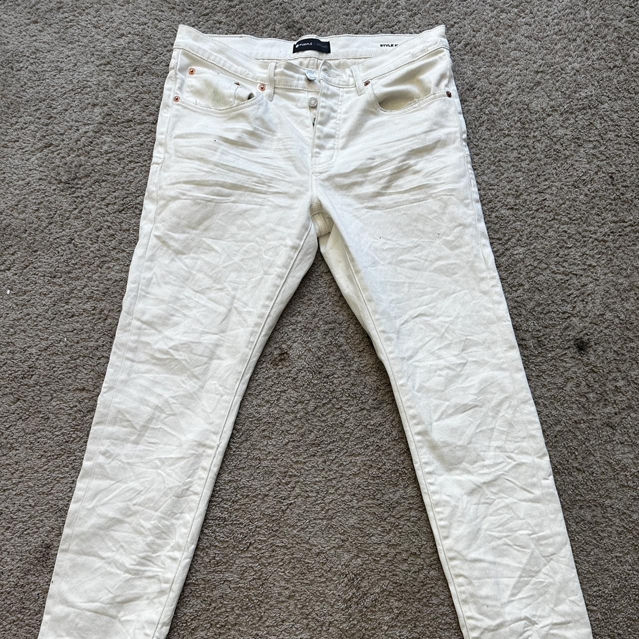 White Purple Brand Jeans - Depop