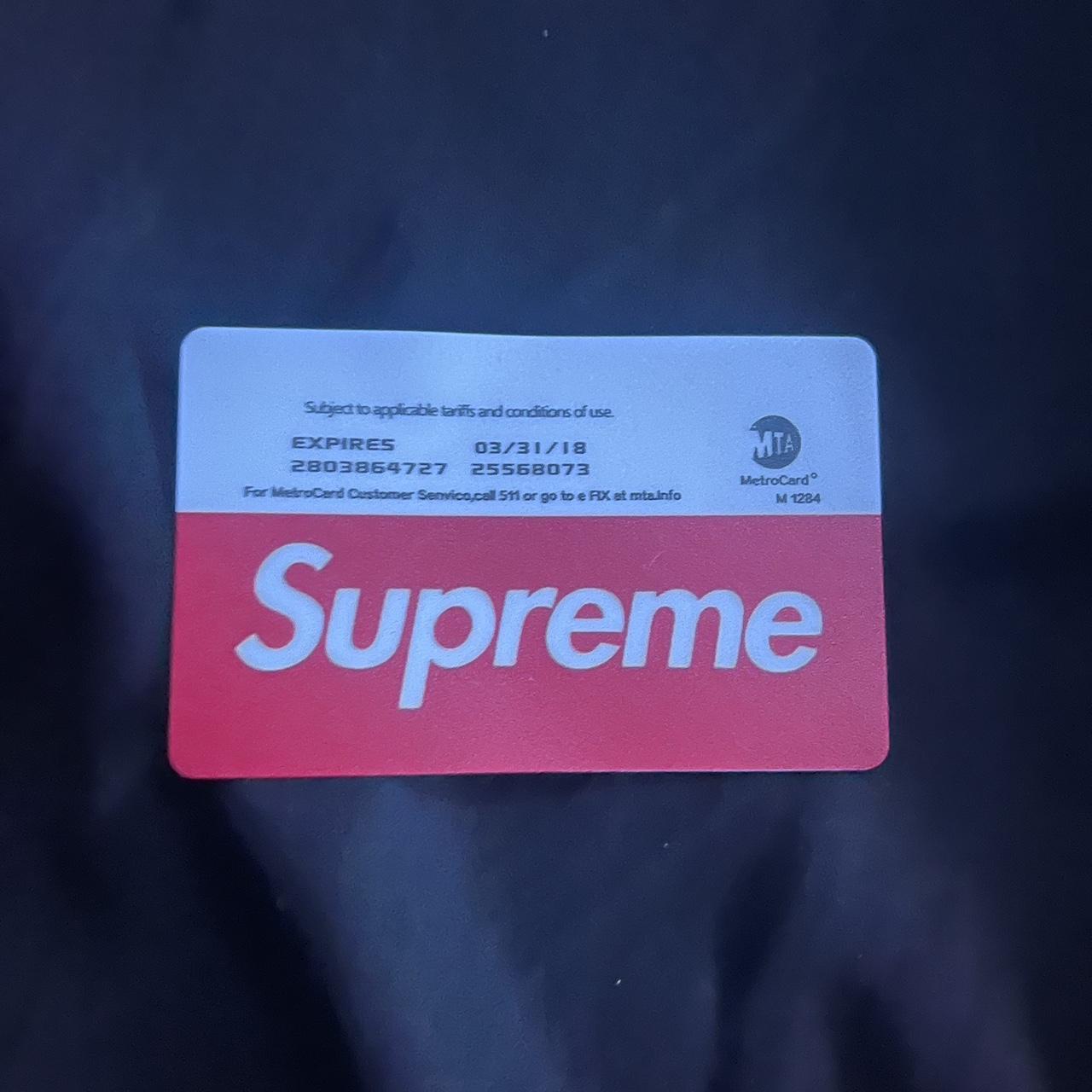 Supreme Metro Card For SALE Pretty simple item but... - Depop
