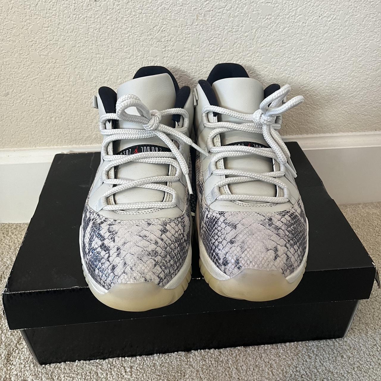 Air Jordan 11 Snake Light Bone Size 12.5 8/10... - Depop