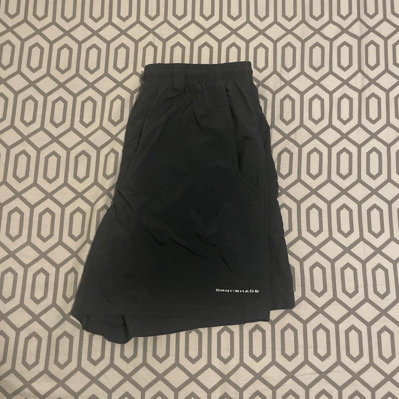 medium black pfg shorts, only worn a few... - Depop