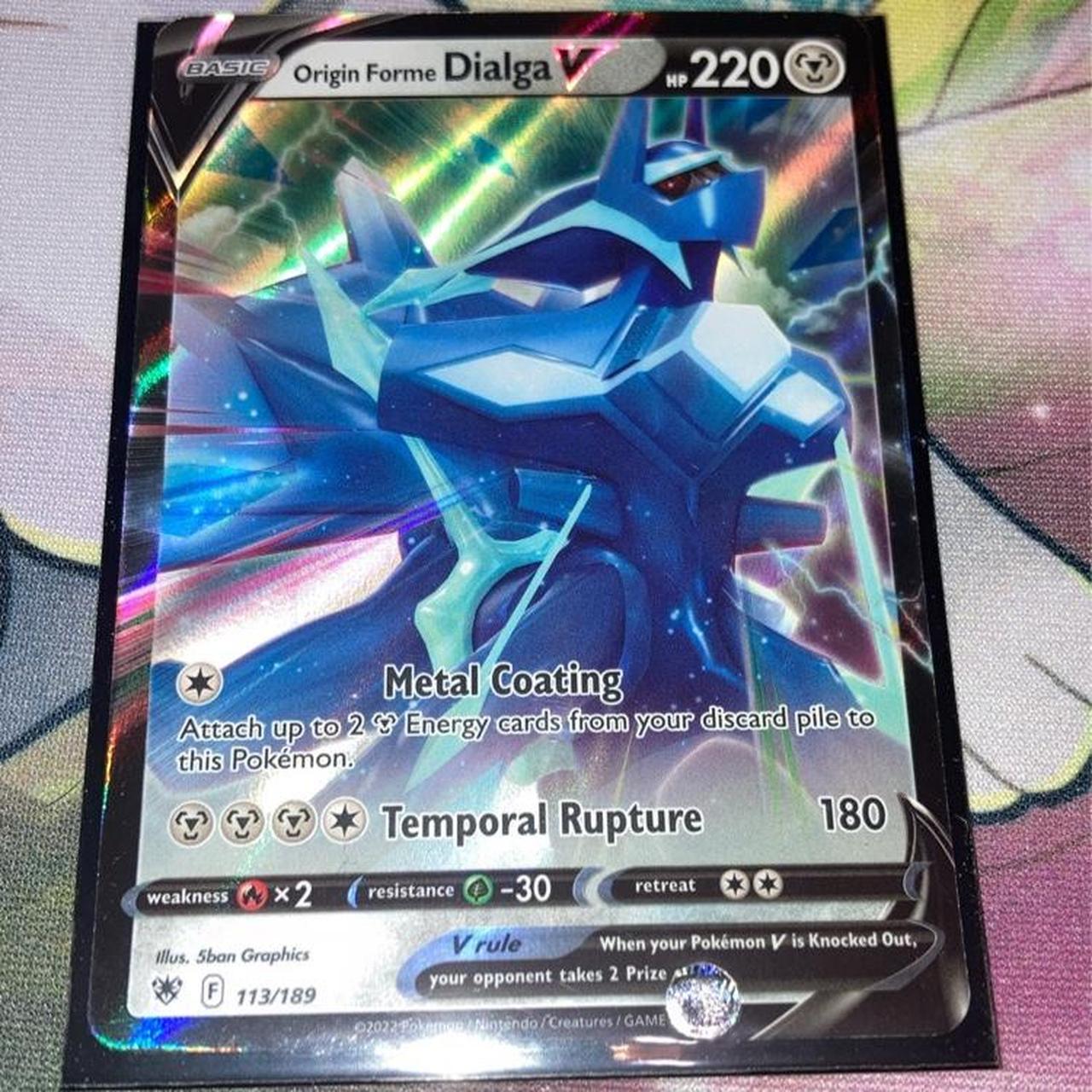 Pokémon Origin Forme Dialga Card - Depop