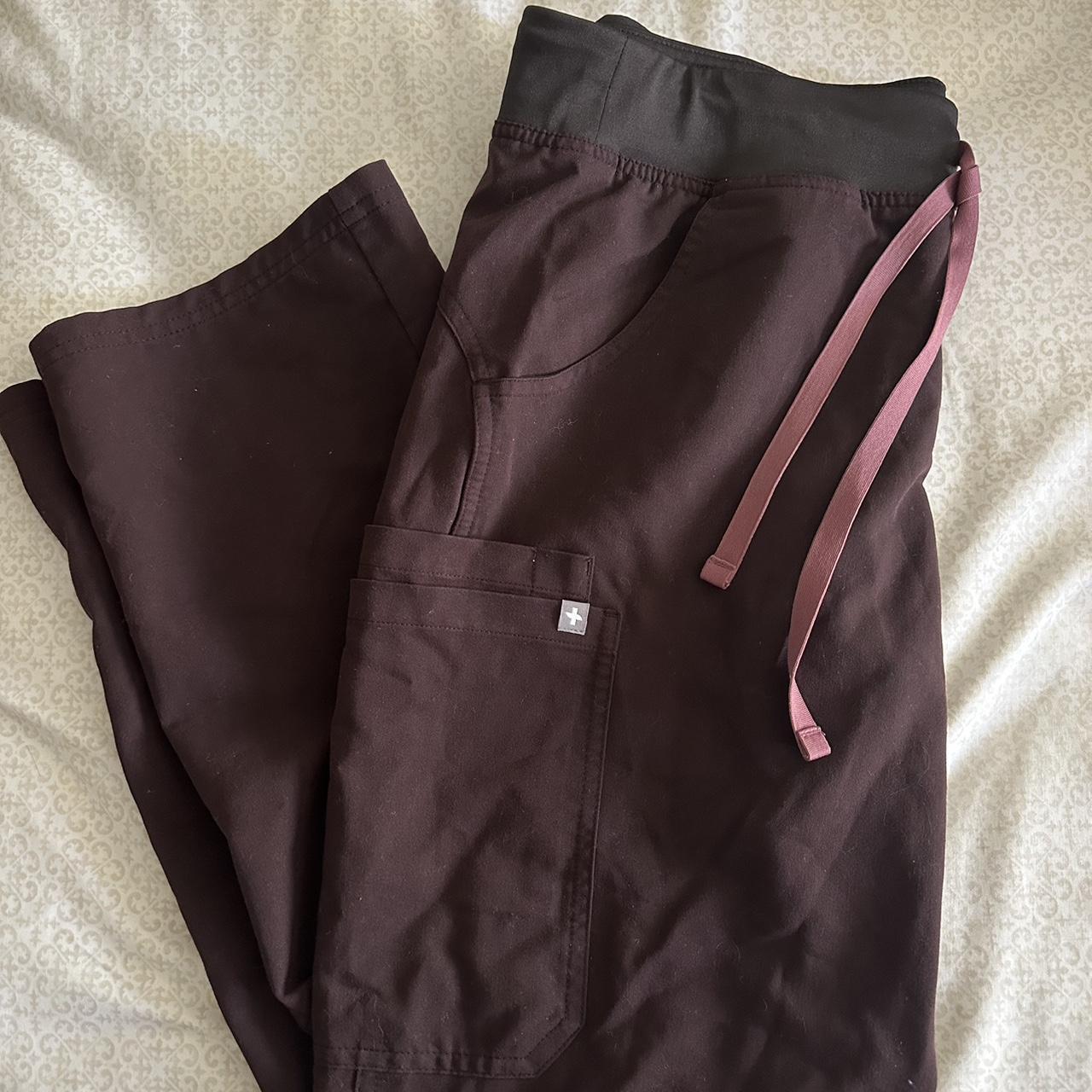 figs expresso Kate pants lightly used Size: medium... - Depop