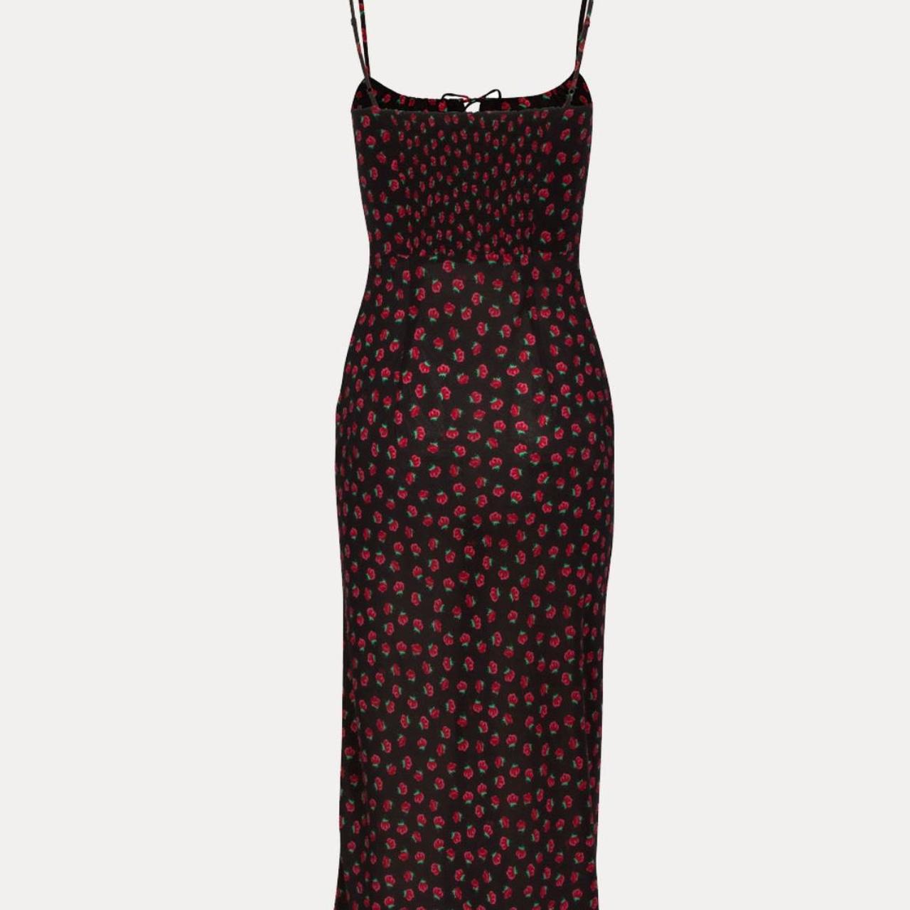 Réalisation Par Alba Dress. Black with red... - Depop