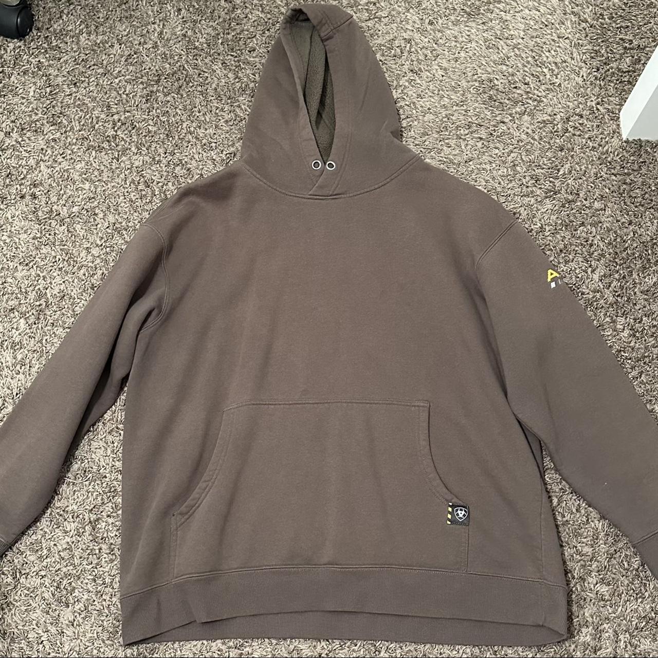 Brown Ariat Hoodie Brown Earthtones Gorpcore Depop