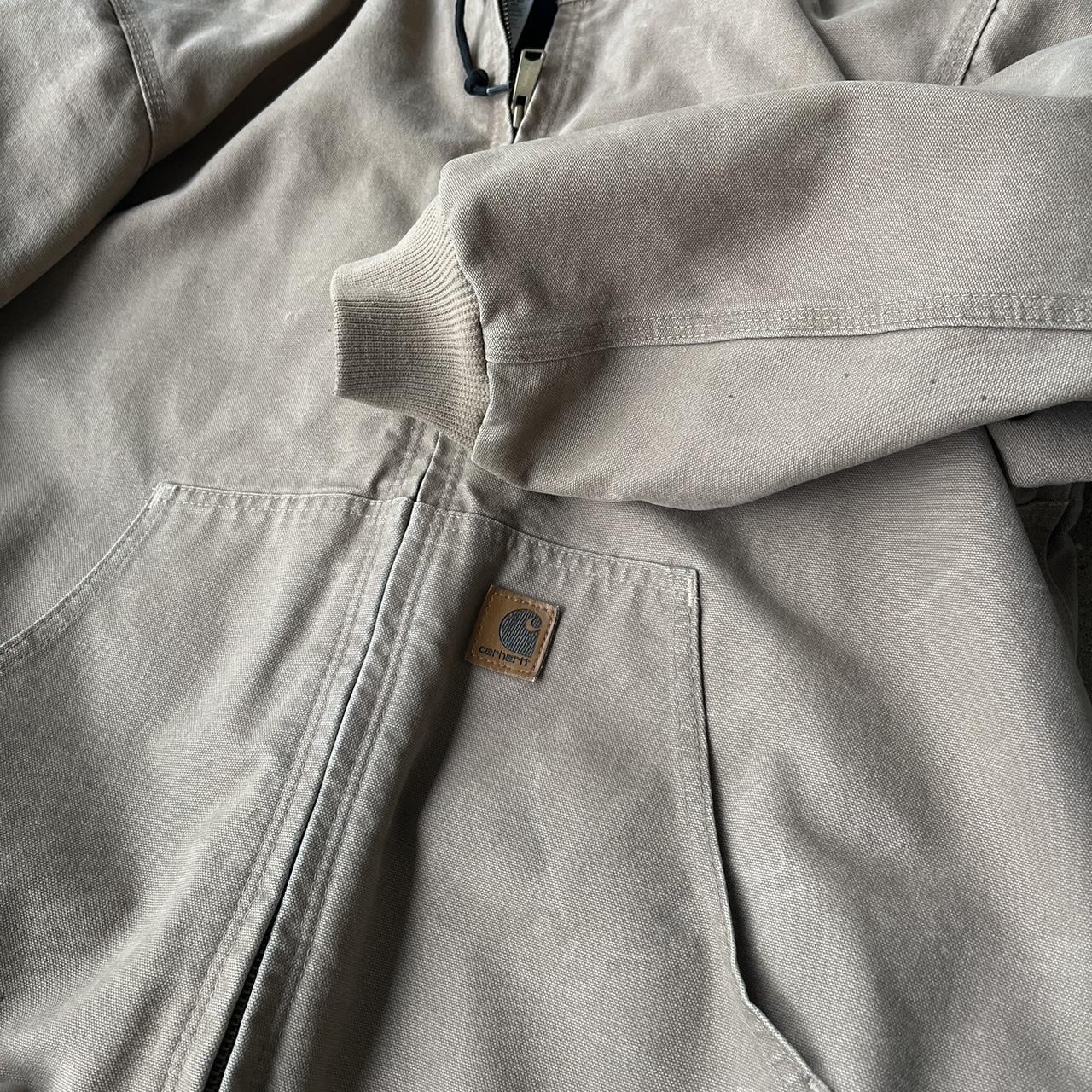 dope vintage carhartt work jacket heavy fs size... - Depop