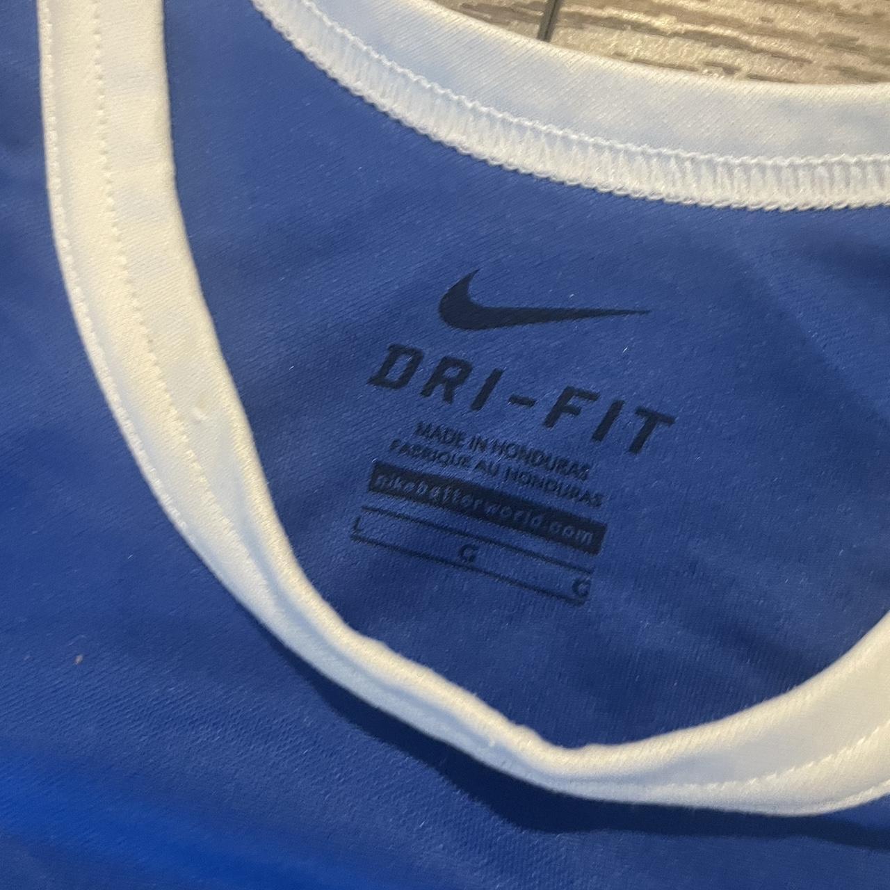 Blue Nike Jersey #nike #jersey #sports - Depop