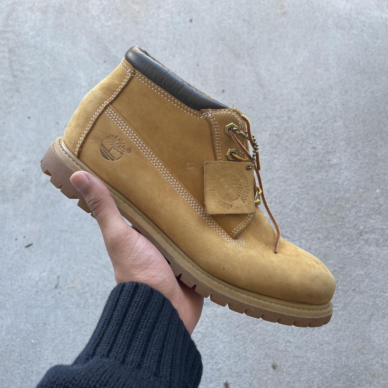 Tan Timberland boots #Timberland #TanBoots - Depop