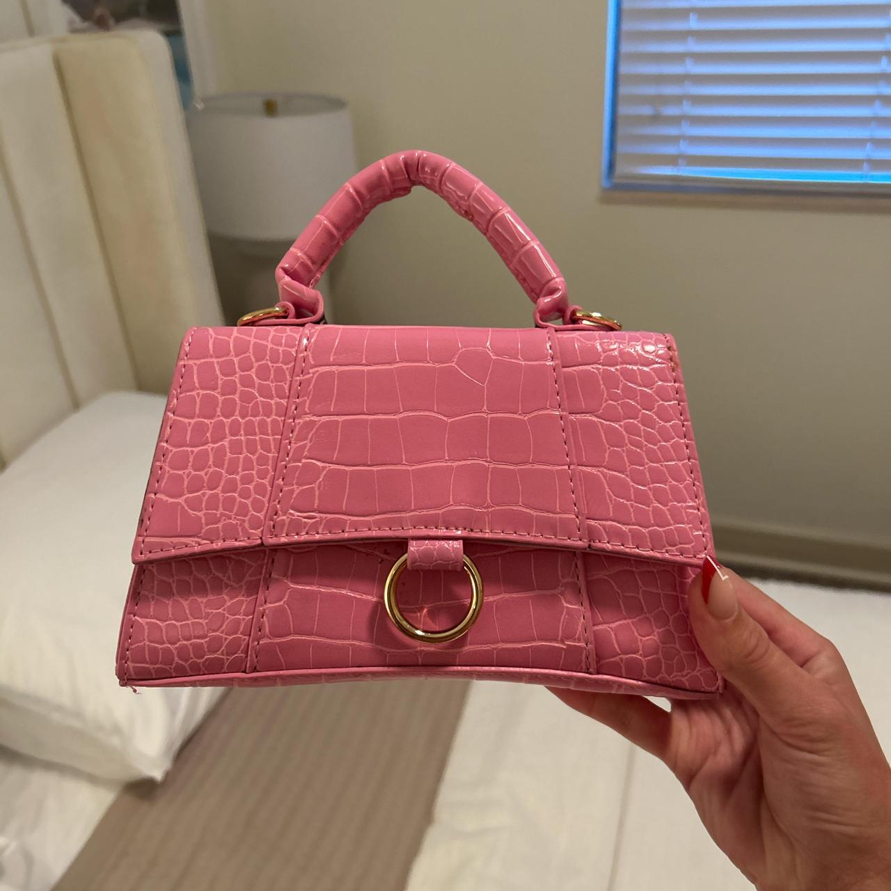 Ego pink mini purse with an attachable strap. Never... - Depop