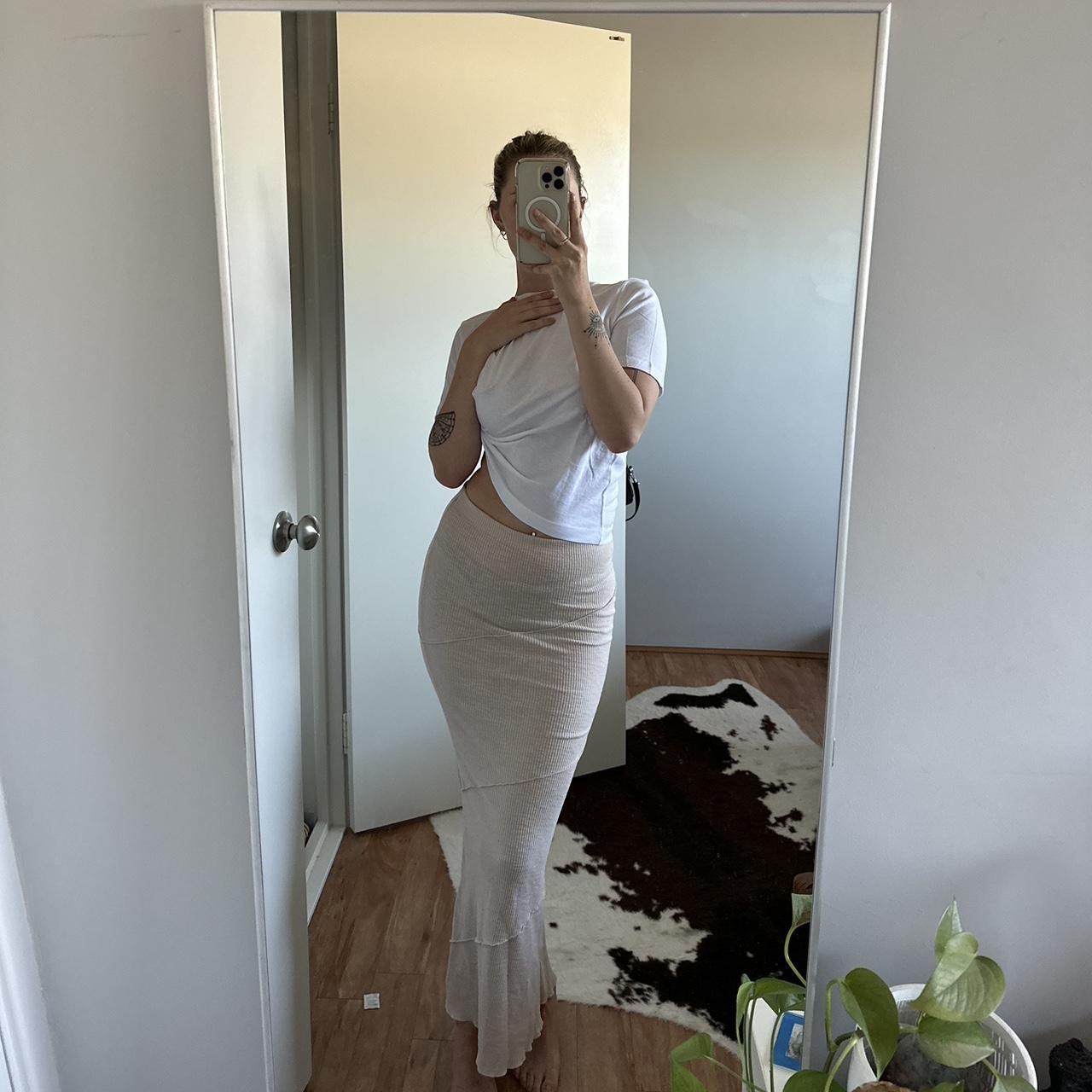 Princess Polly long cream maxi such a pretty skirt... - Depop