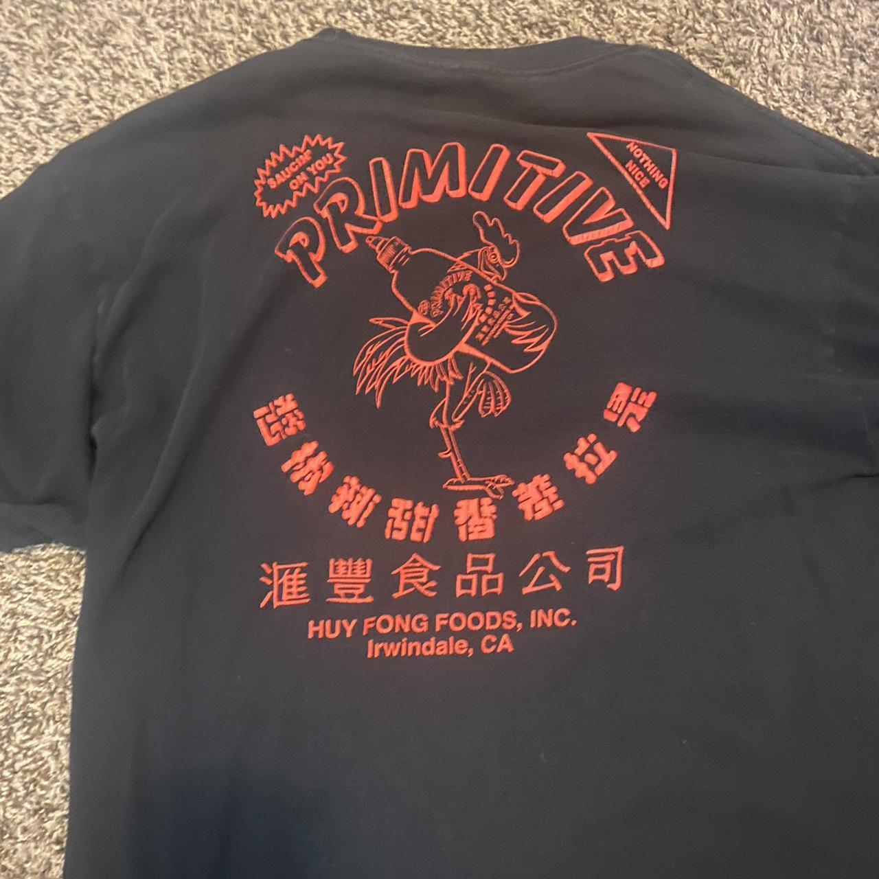 Primitive sriracha tee There are cracks shown in the... - Depop