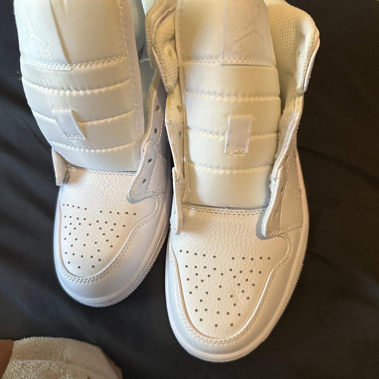 Jordan Men's White Trainers | Depop