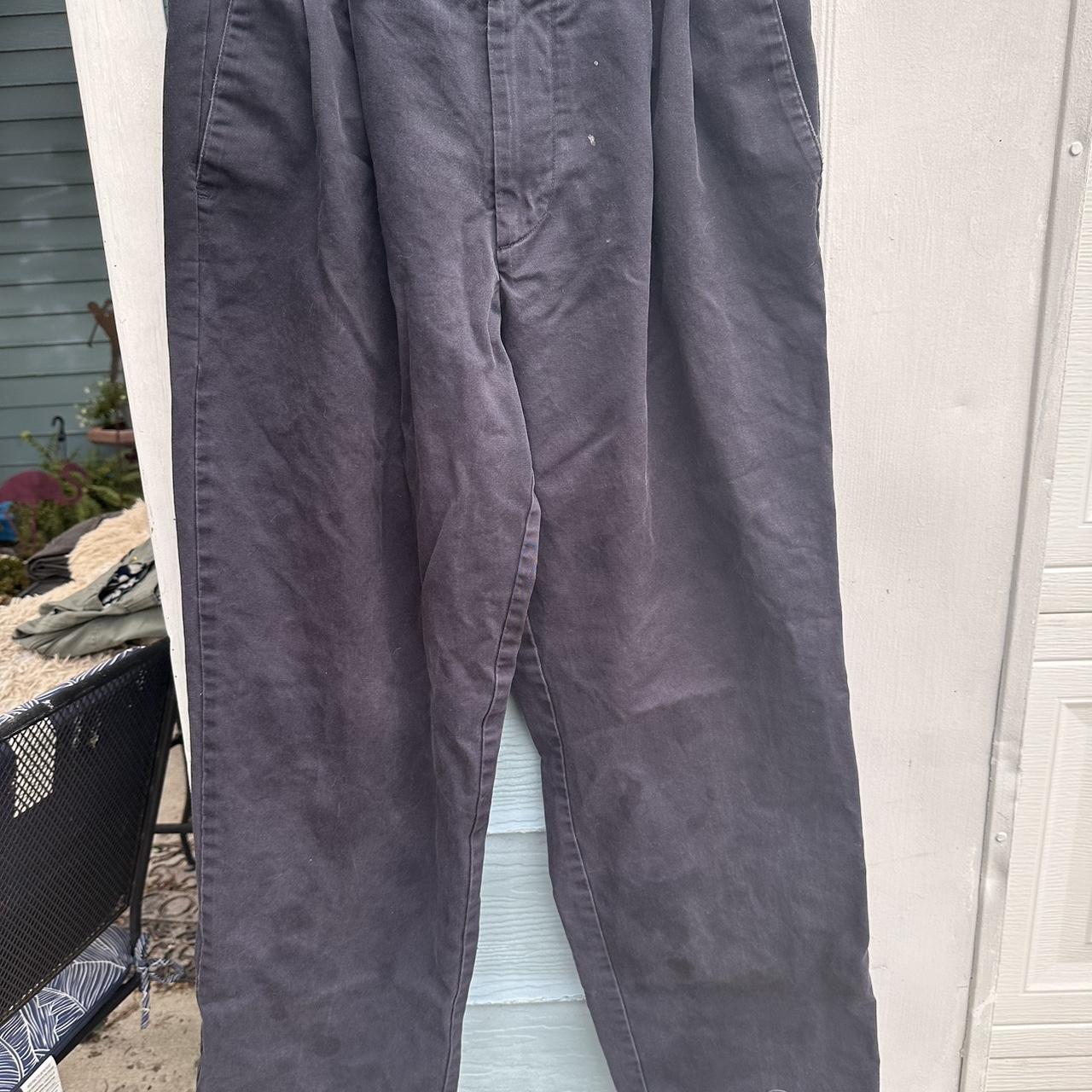 Navy blue dockers straight fit 31x32... - Depop