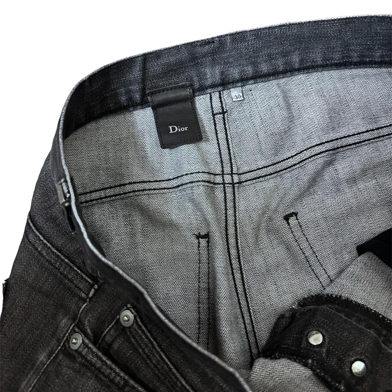 Dior Hedi Slimane Grey Wash Jeans Size: 30 Runs... - Depop