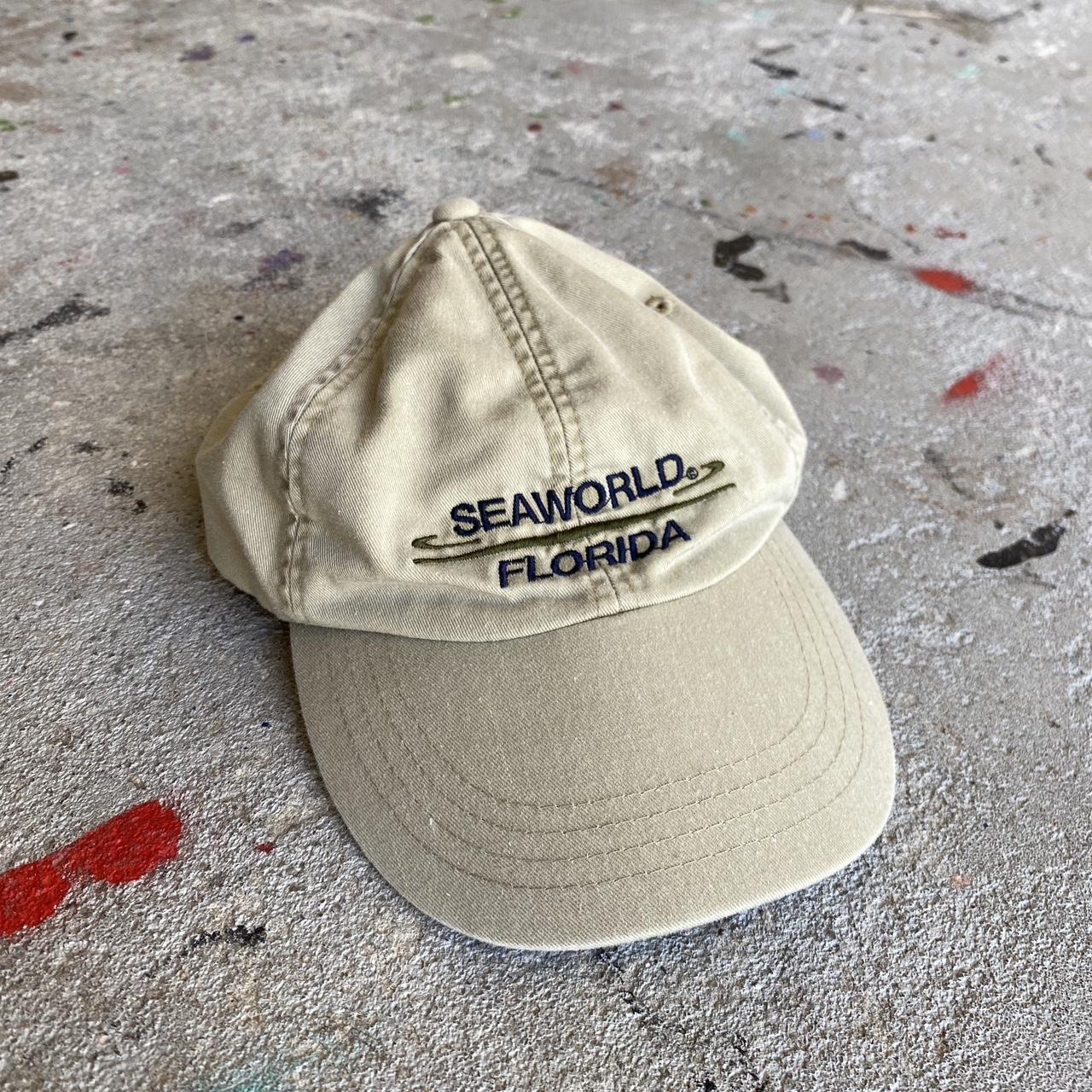 Vintage Seaworld Florida Hat Cap - Depop