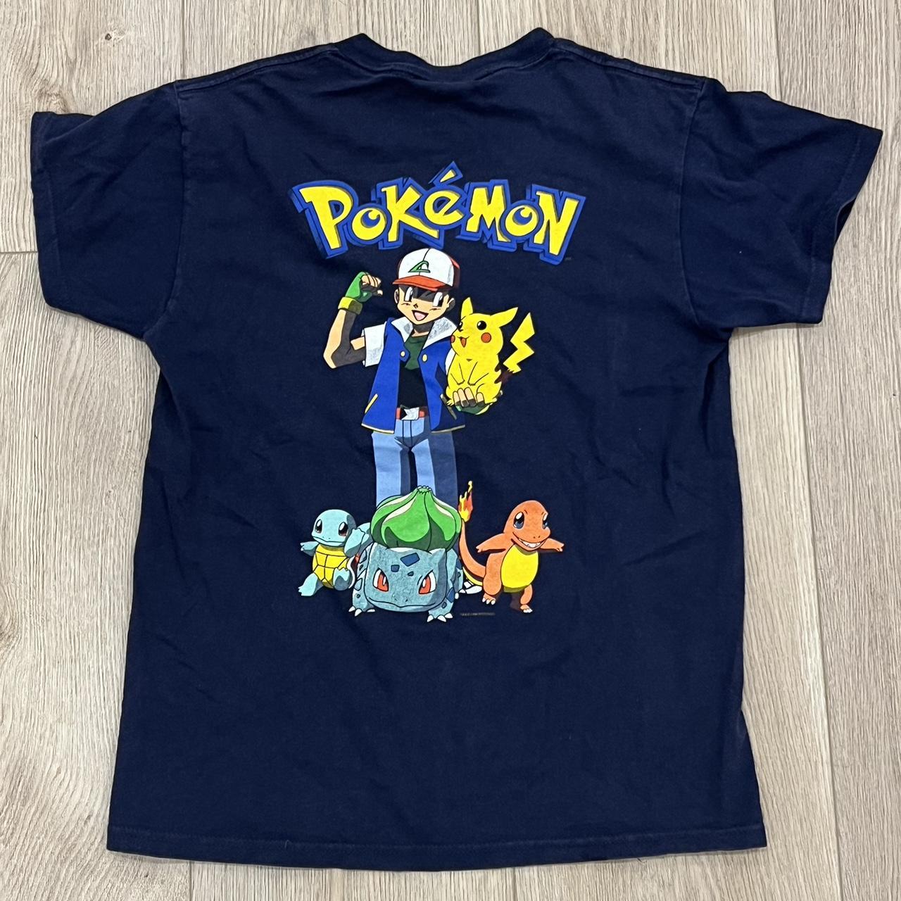 Vintage 90s Pokémon Tee 💙🎮 Youth Large 👦🏻 #anime... - Depop